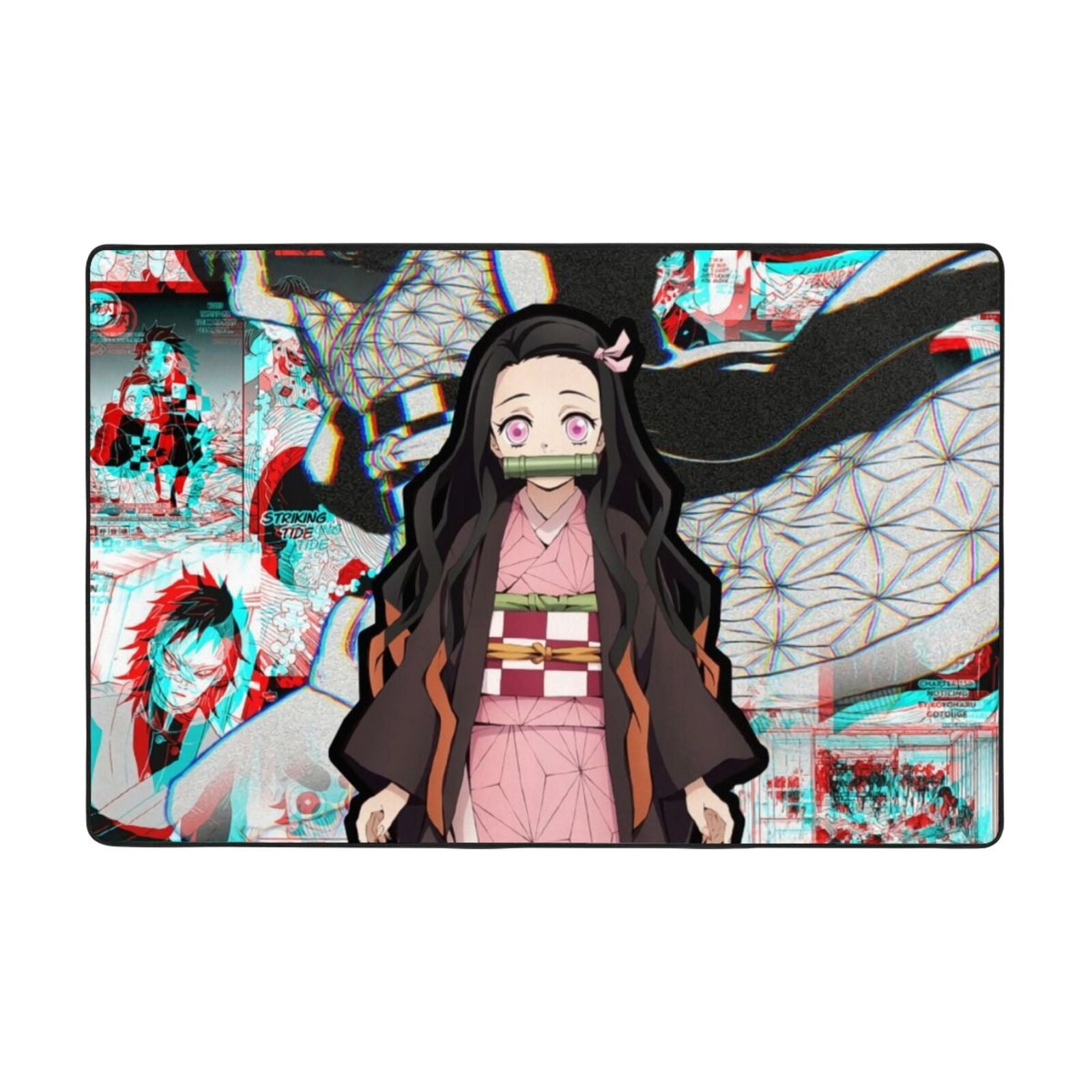 Demon Slayer Kamado Nezuko Rugs Washable Cover Floor Rug Carpets ...