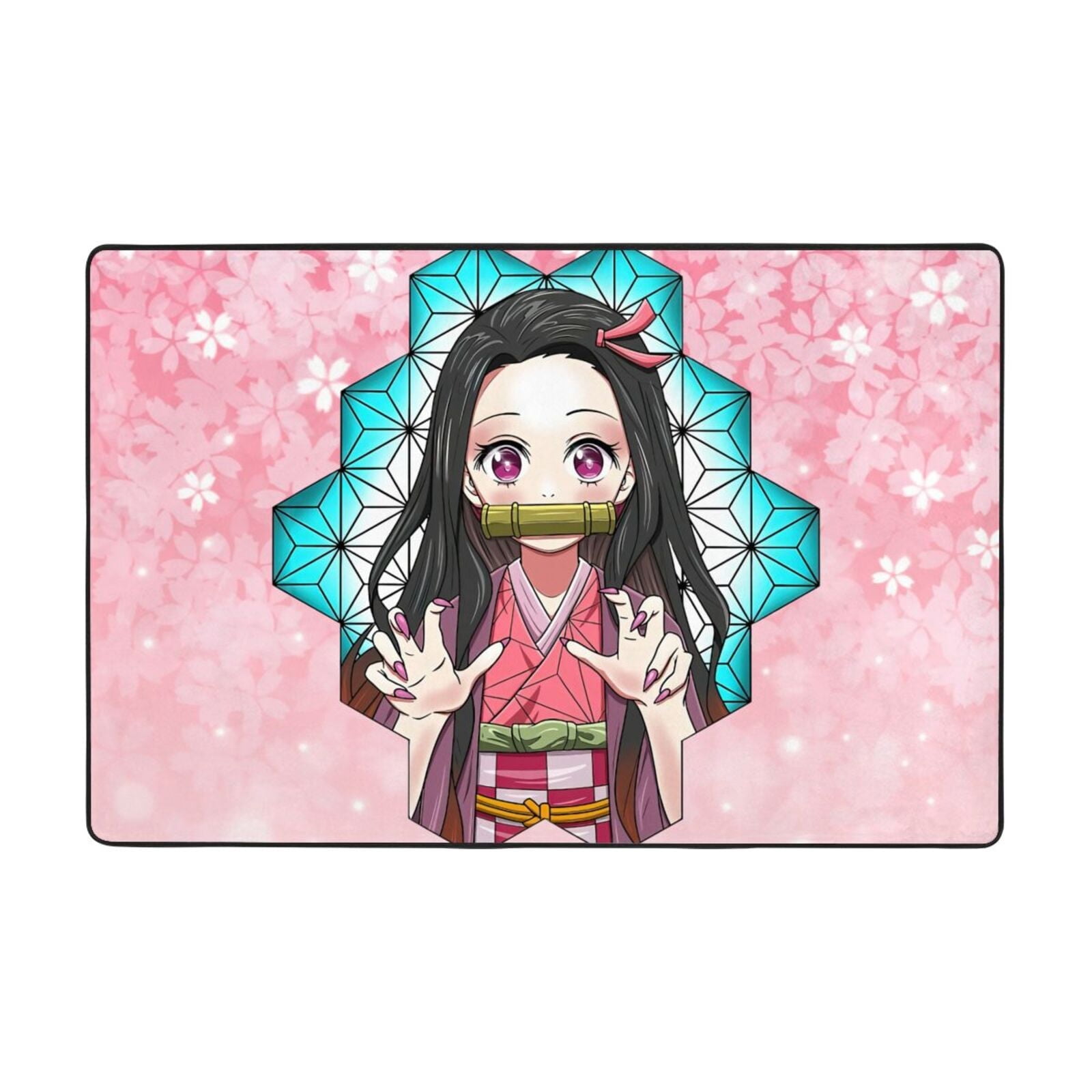 Demon Slayer Kamado Nezuko Rugs Washable Cover Floor Rug Carpets ...