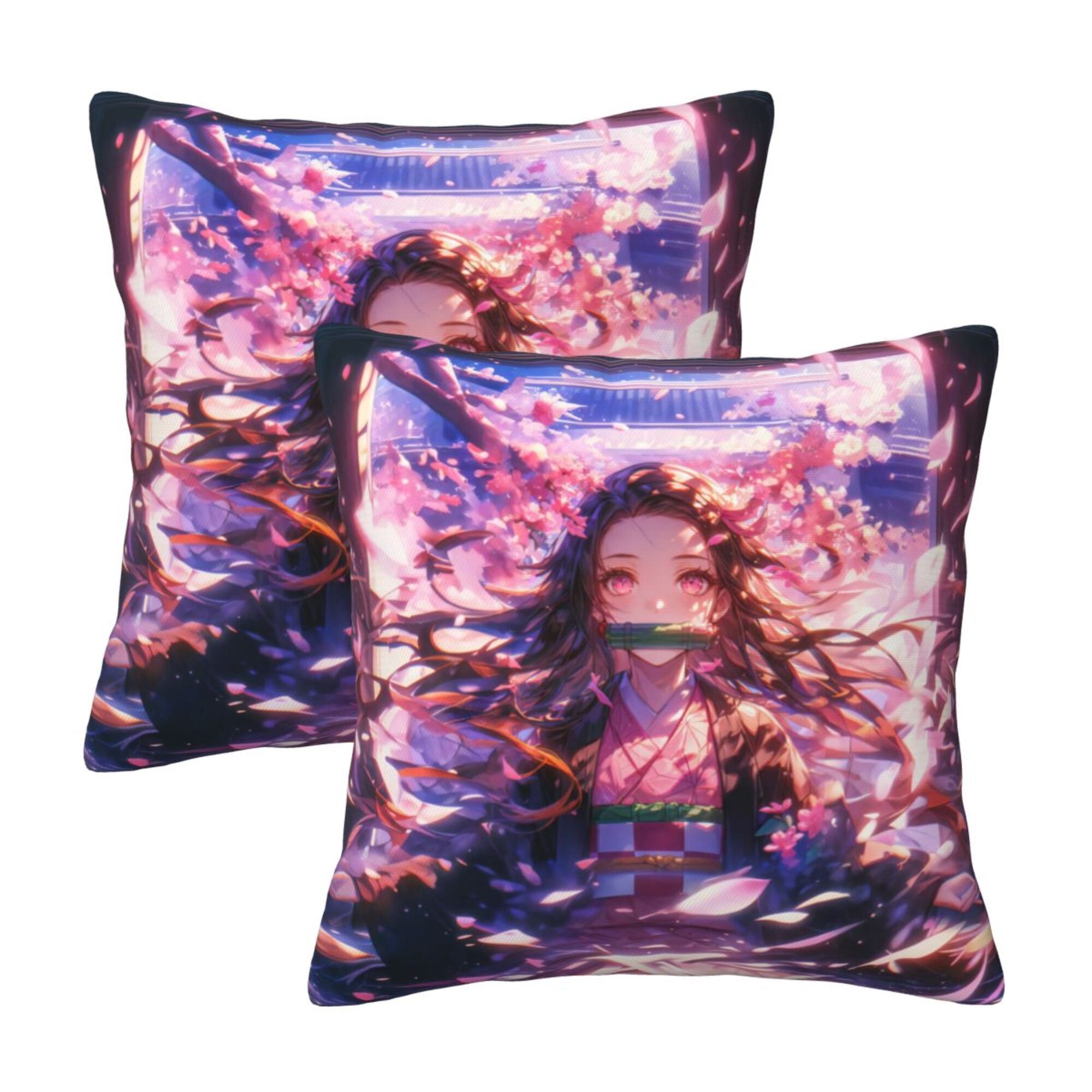 Demon Slayer Kamado Nezuko Seasonal Pillow Covers Four Szie h Spring ...