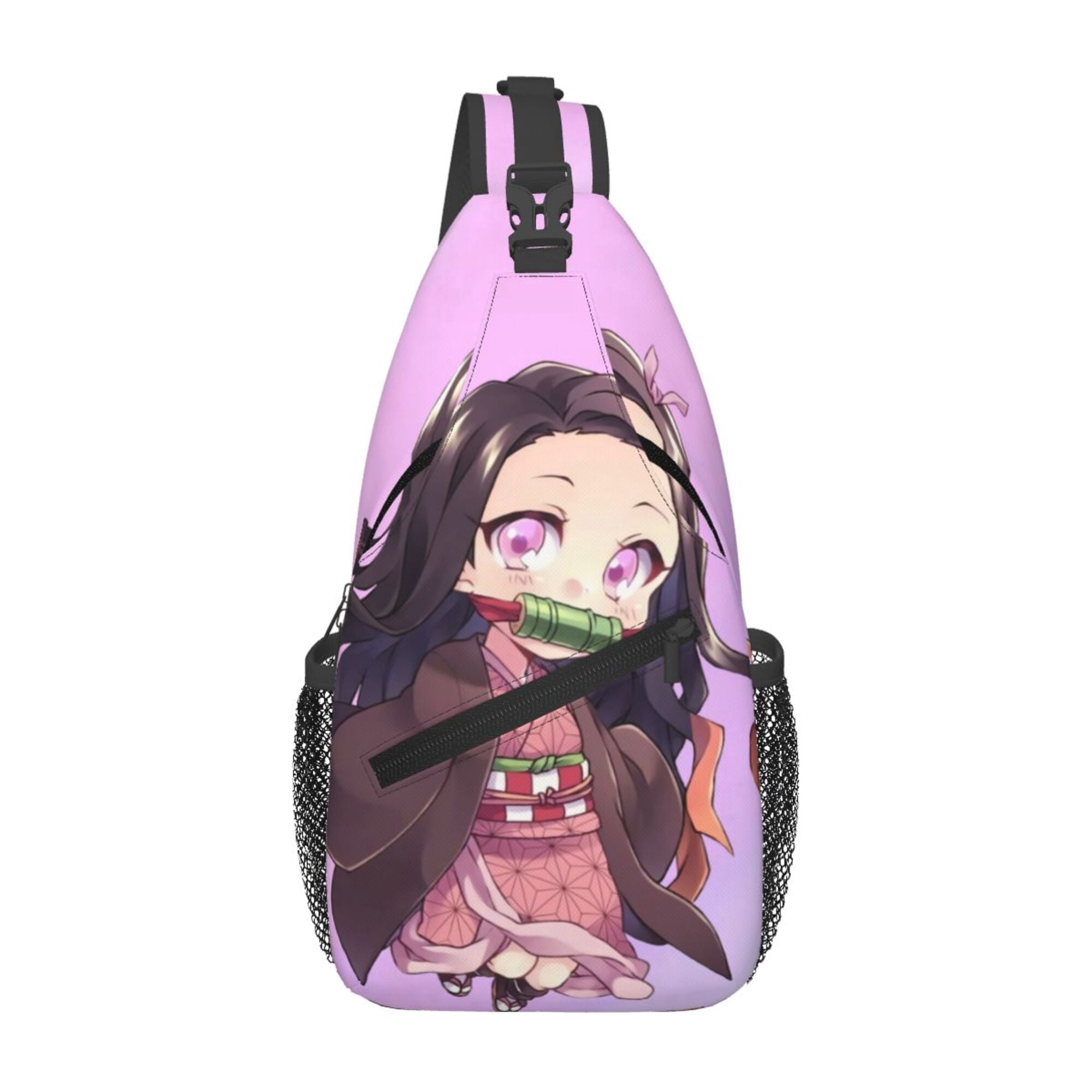 Demon Slayer Kamado Nezuko Sling Bag Crossbody Sling Backpack Chest Bag ...