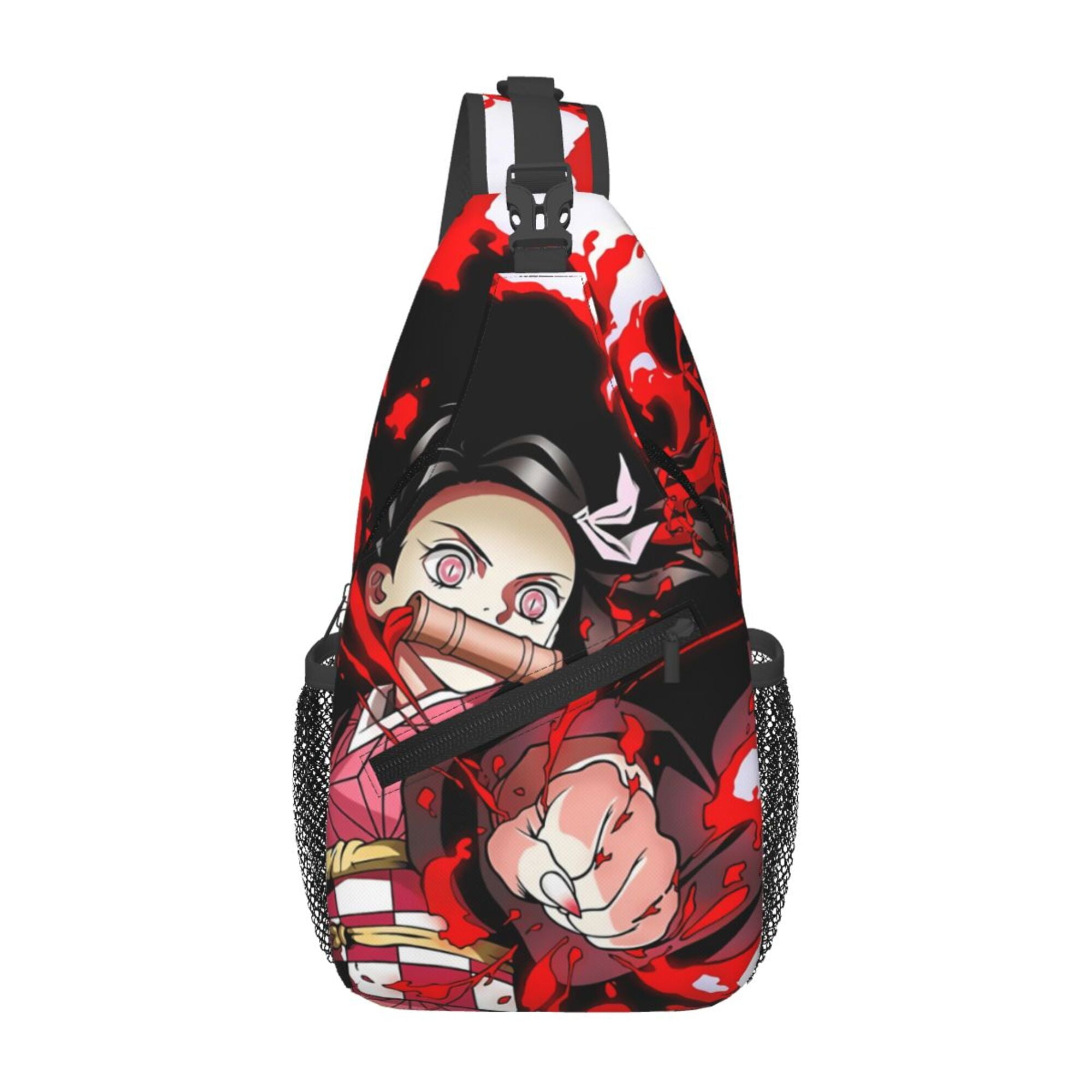 Demon Slayer Kamado Nezuko Sling Bag Crossbody Sling Backpack Chest Bag ...