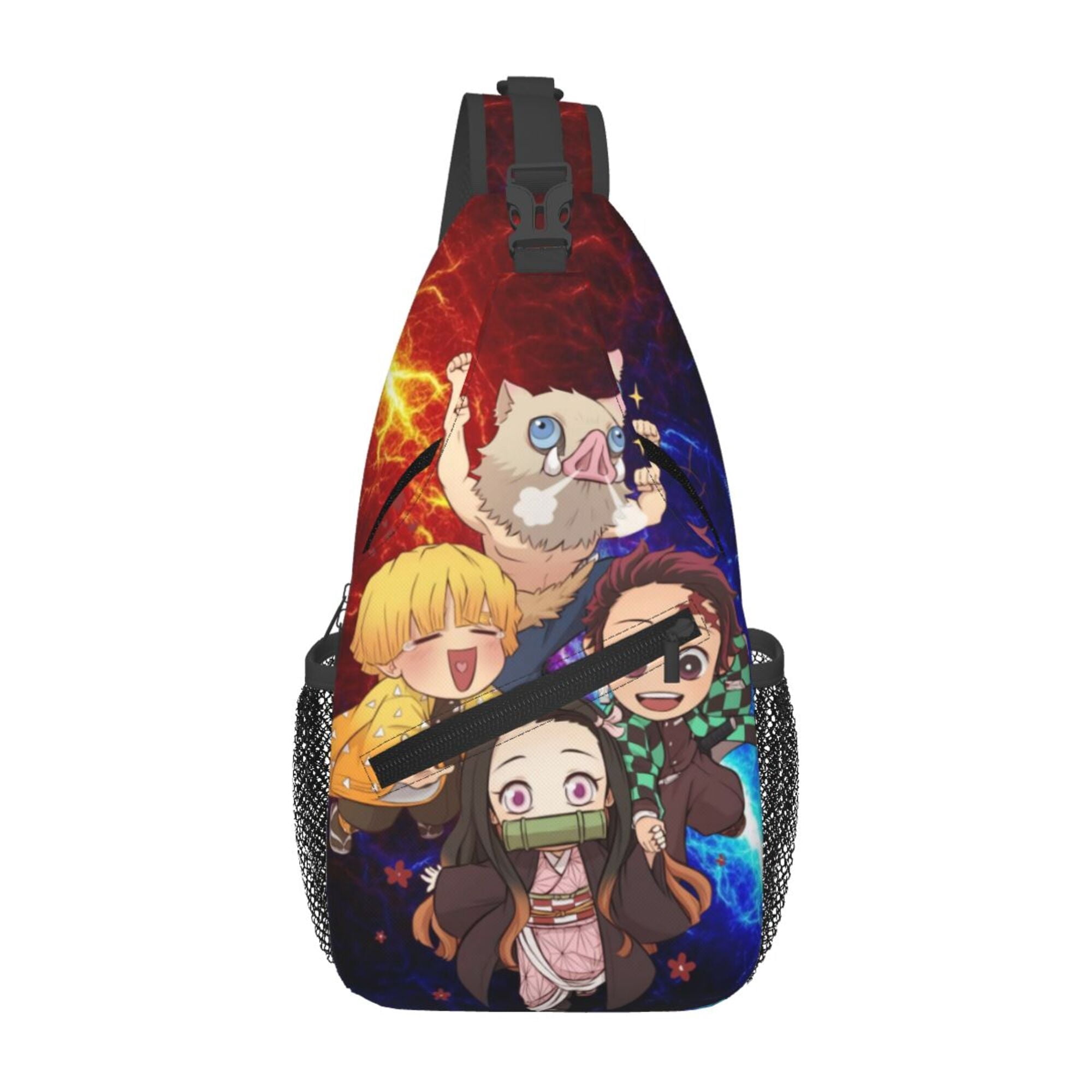 Demon Slayer Kamado Nezuko Sling Bag Crossbody Sling Backpack Chest Bag ...