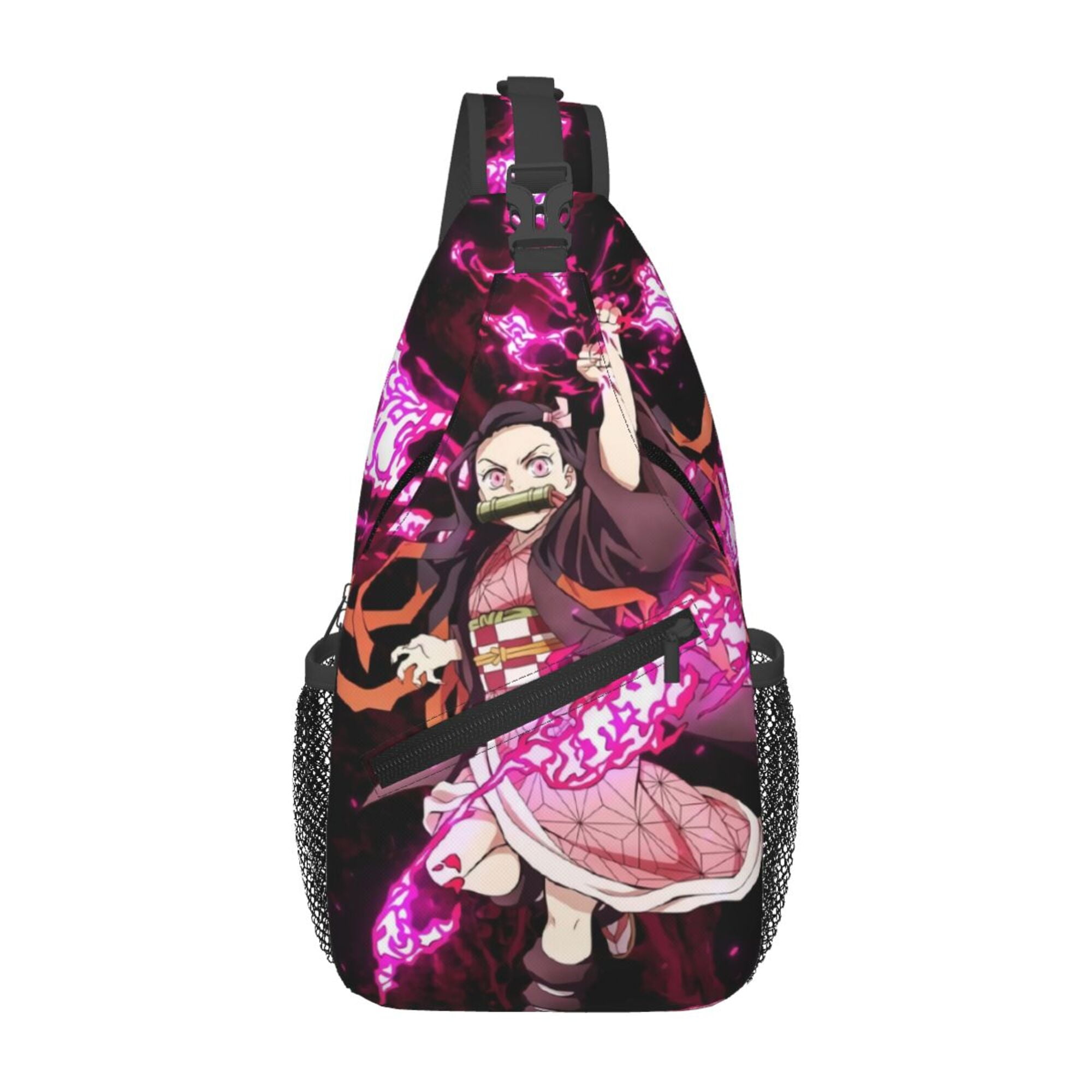 Demon Slayer Kamado Nezuko Sling Bag Crossbody Sling Backpack Chest Bag ...