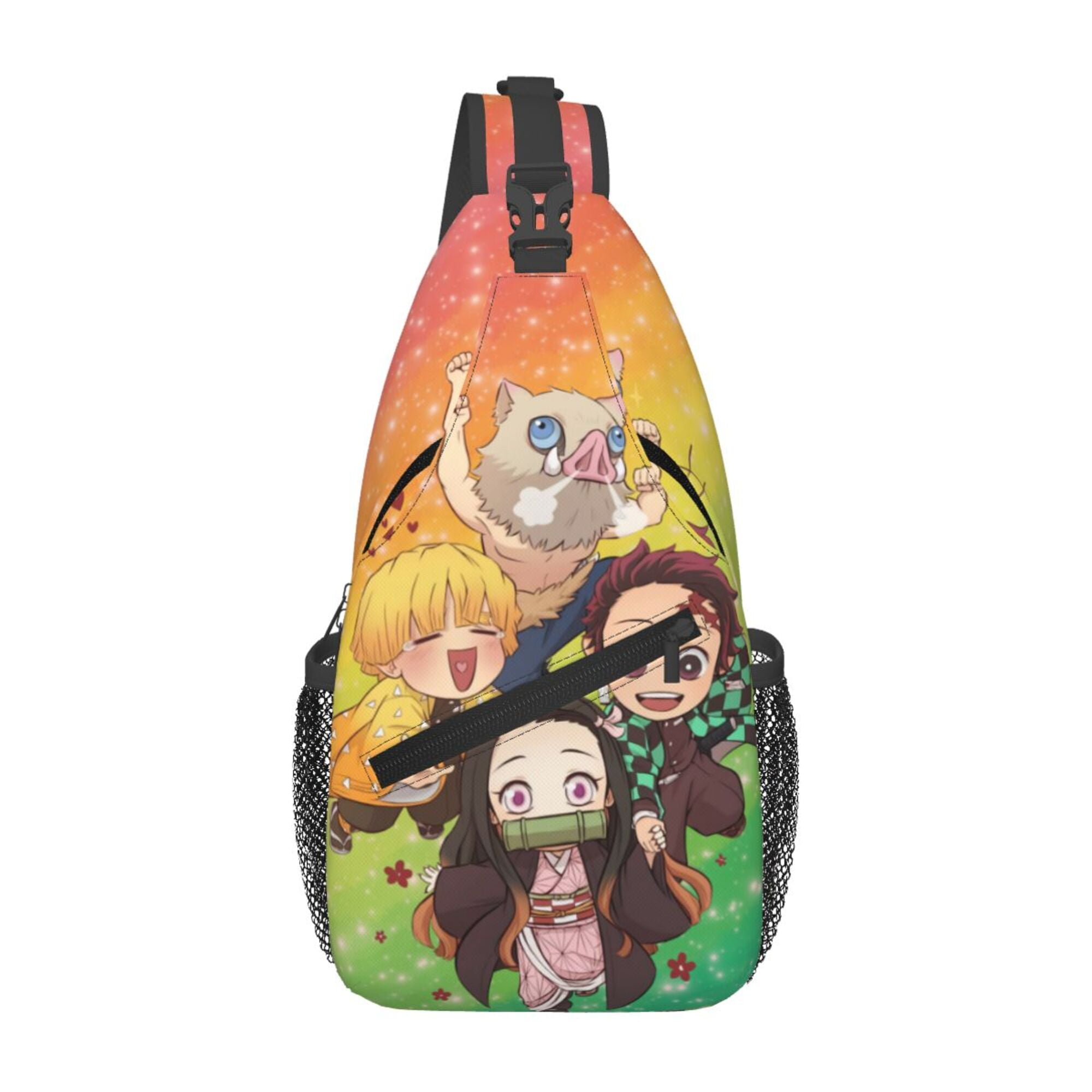 Demon Slayer Kamado Nezuko Sling Bag Crossbody Sling Backpack Chest Bag ...