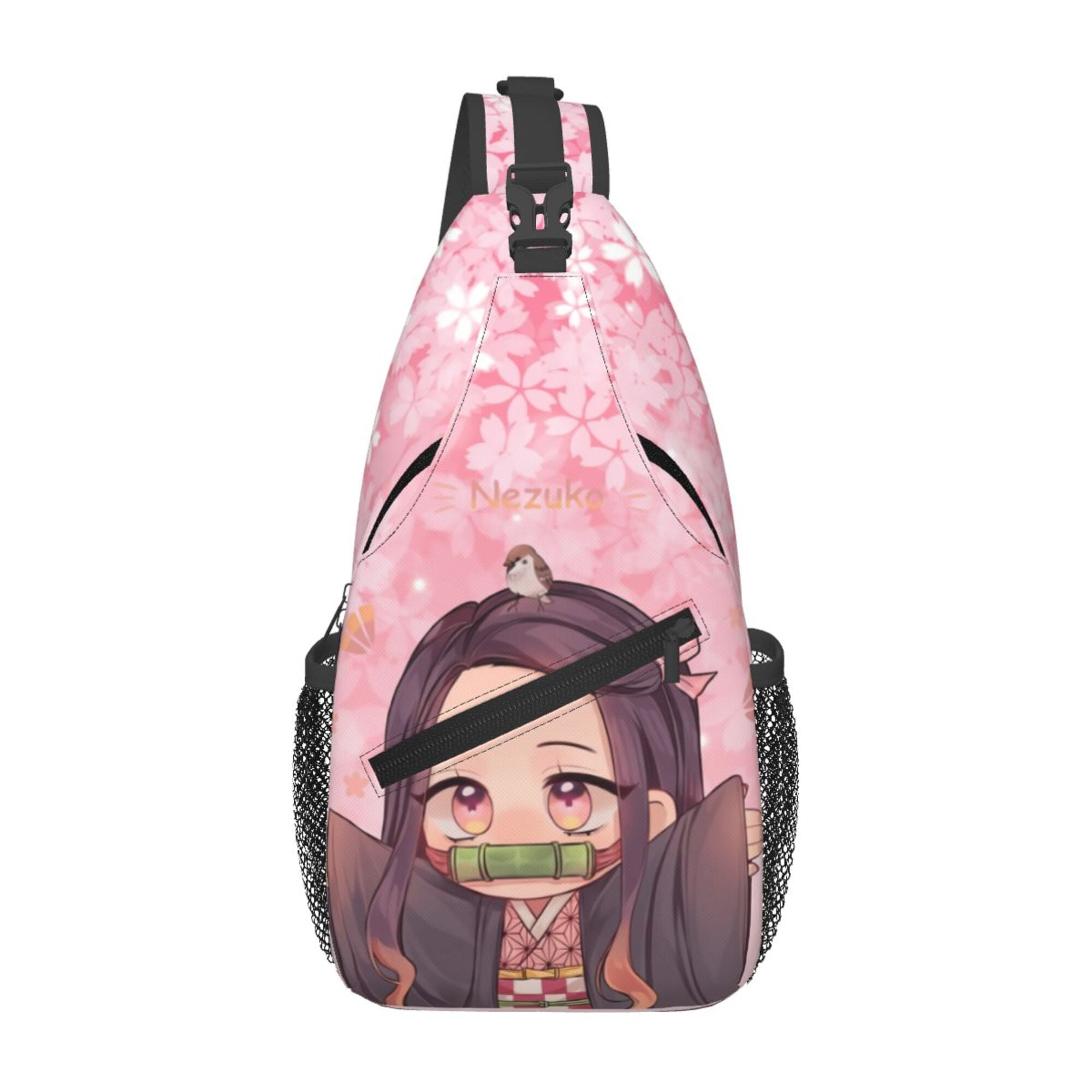 Demon Slayer Kamado Nezuko Sling Bag Crossbody Sling Backpack Chest Bag ...