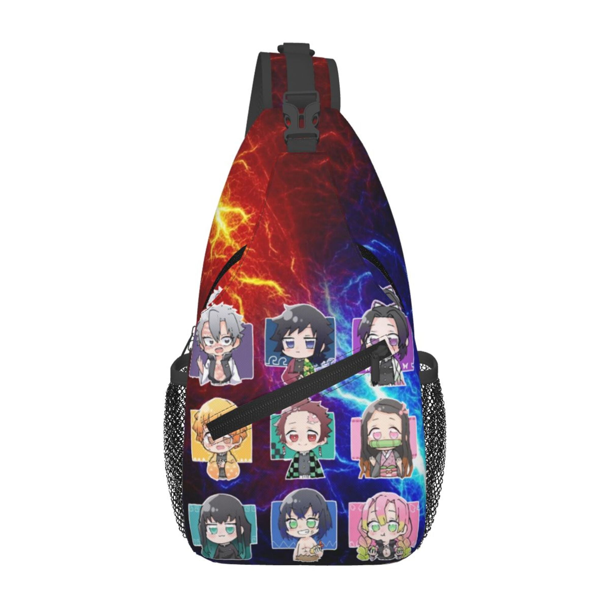 Demon Slayer Kamado Nezuko Sling Bag Crossbody Sling Backpack Chest Bag ...
