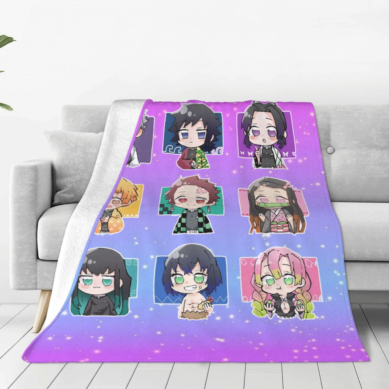 Demon Slayer Kamado Nezuko Throw Blanket Couch Bed Sofa Soft ...