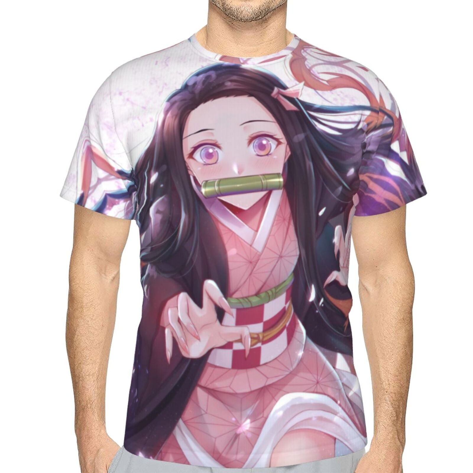 Demon Slayer Kamado Nezuko Unisex 3d Pattern Printed Short Sleeve T ...