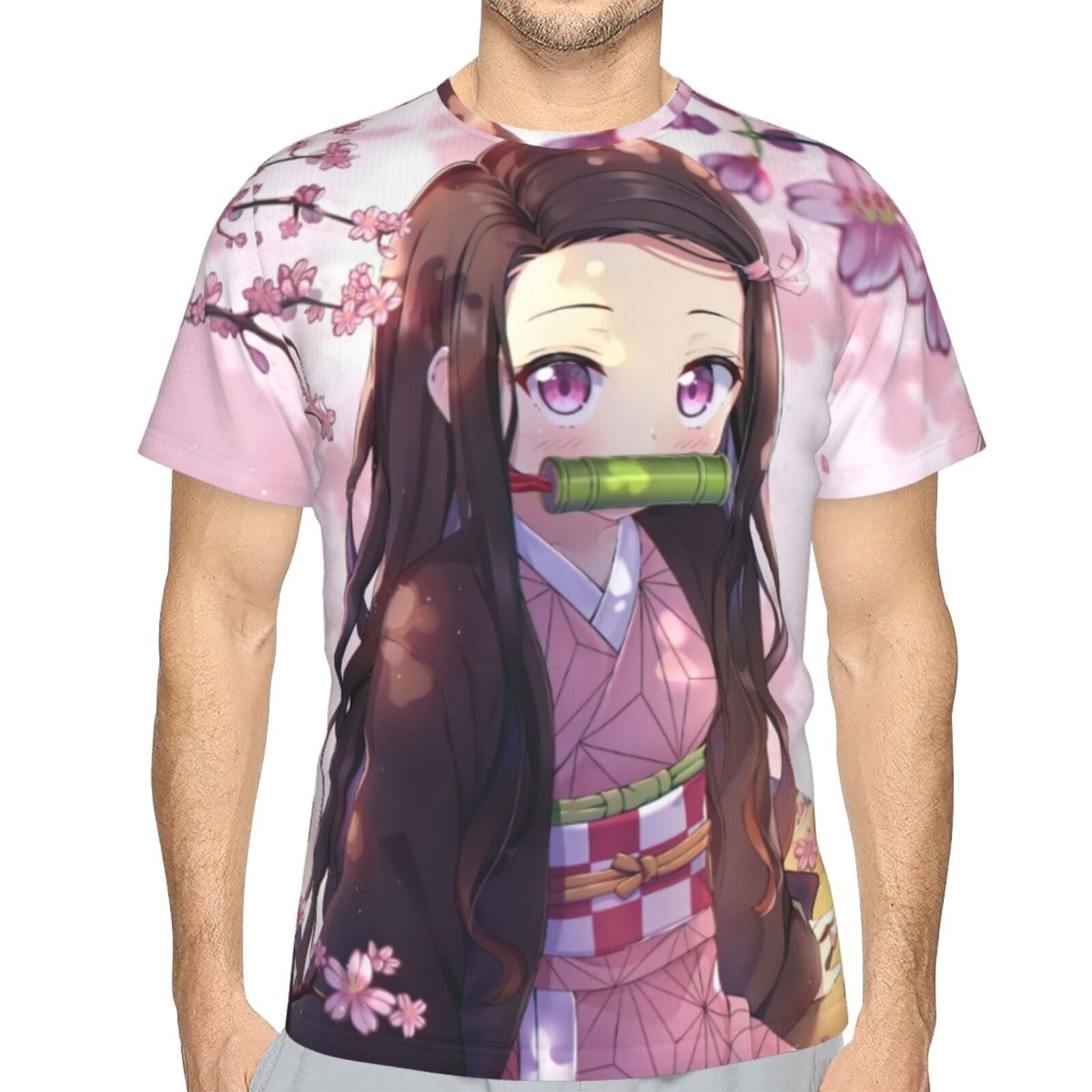 Demon Slayer Kamado Nezuko Unisex 3d Pattern Printed Short Sleeve T ...