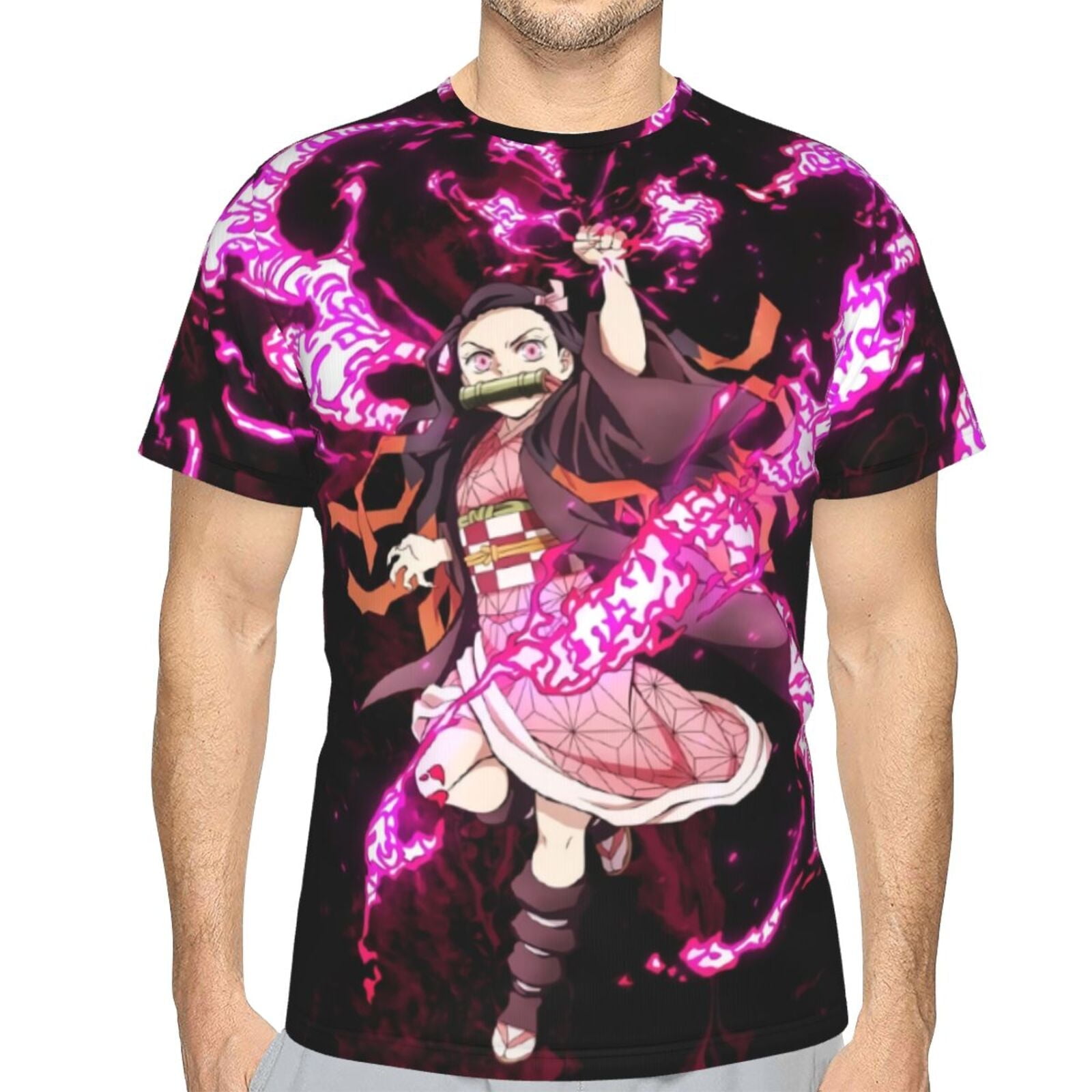 Demon Slayer Kamado Nezuko Unisex 3d Pattern Printed Short Sleeve T ...