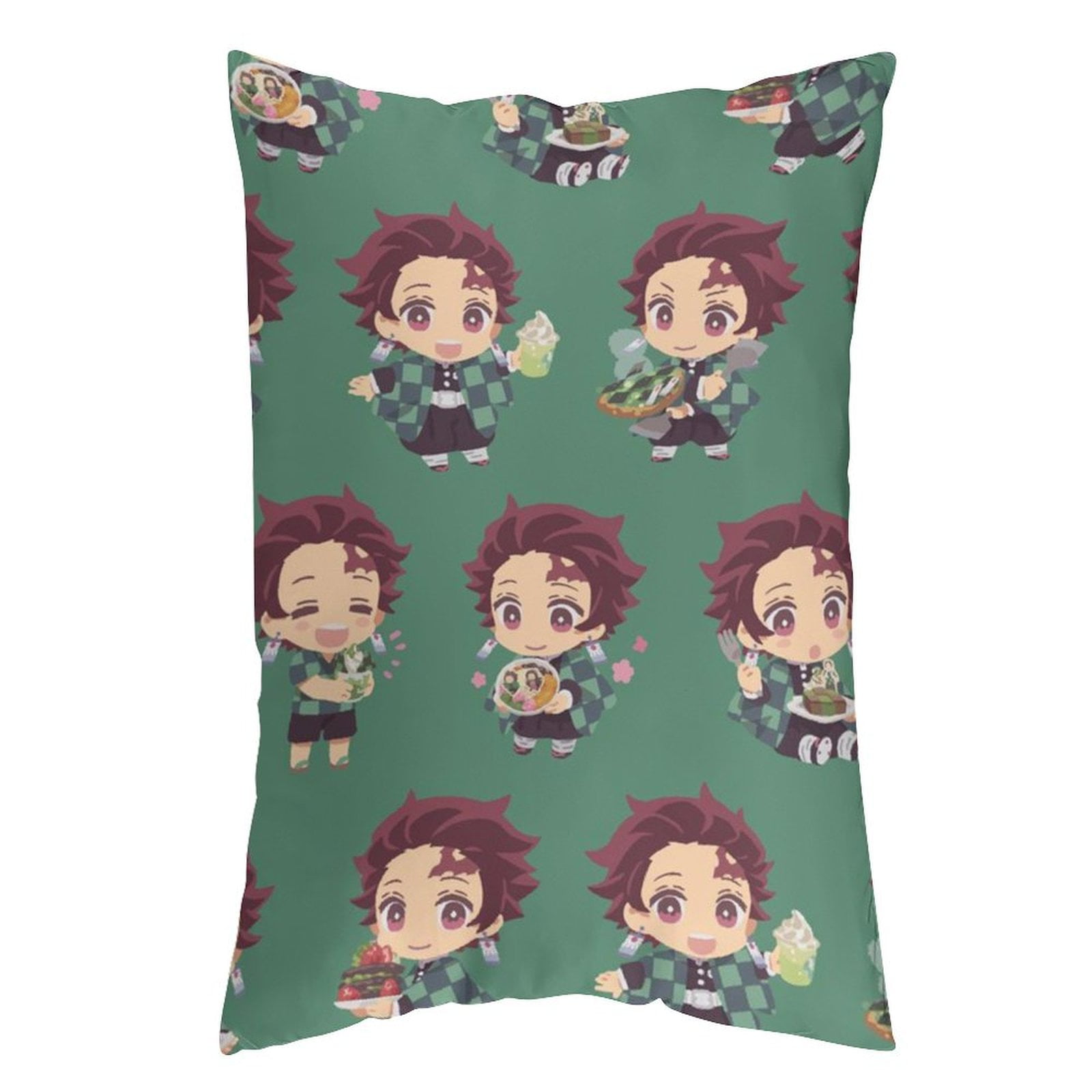 Demon Slayer Kamado Tanjiro Cute Pillowcase Decoration Cushion Pillow ...