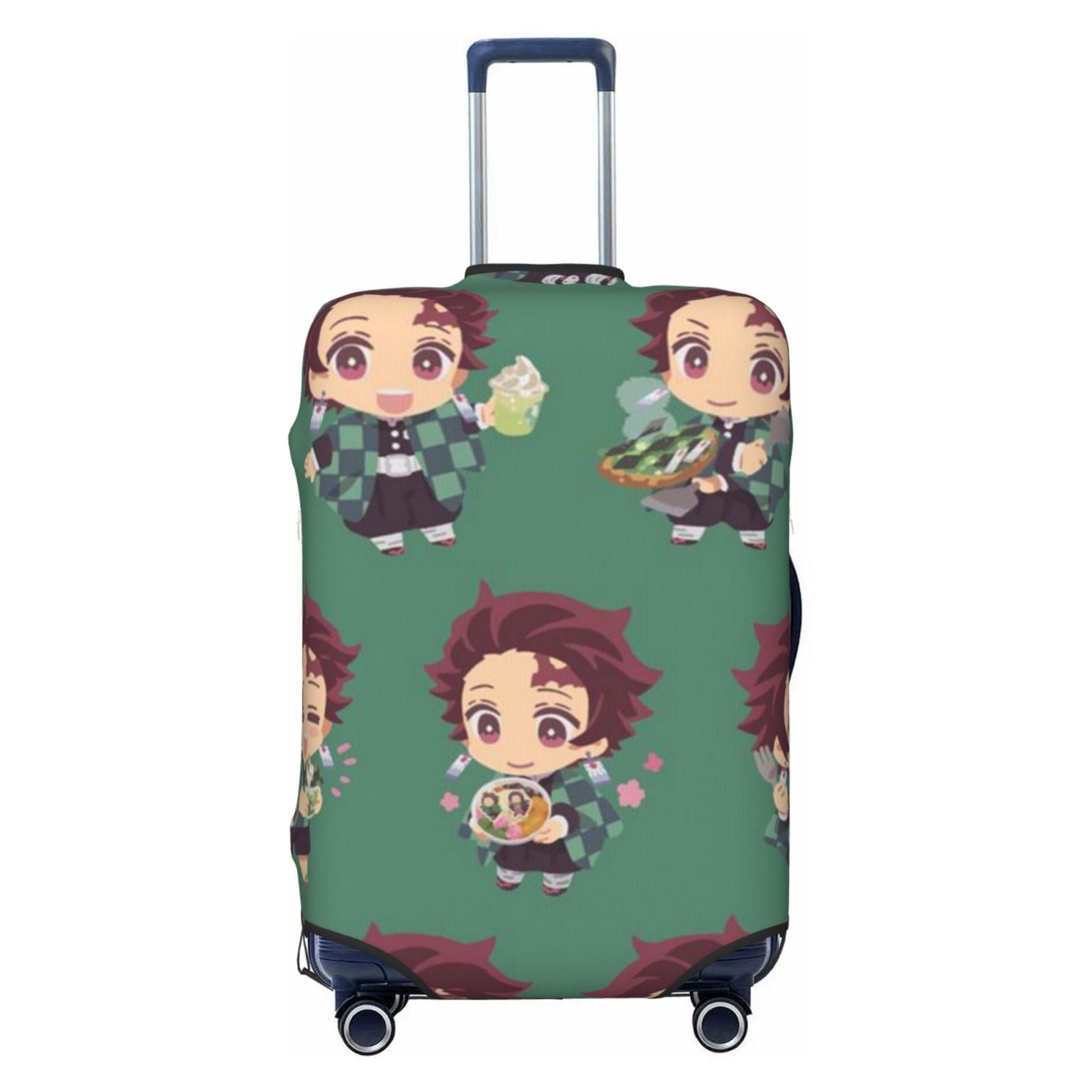 Demon Slayer Kamado Tanjiro Cute Protective Suitcase Cover Elastic ...
