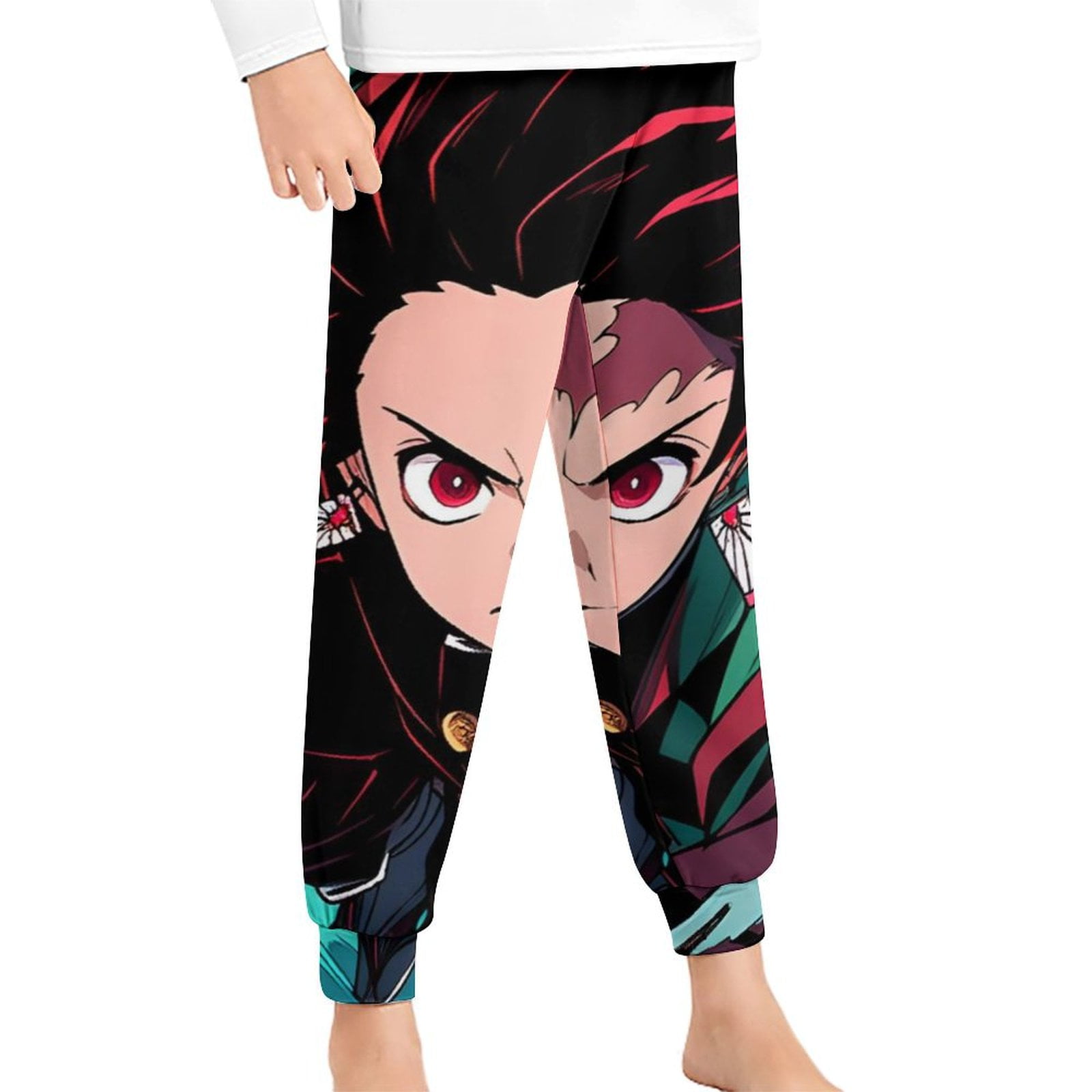 Demon Slayer Kamado Tanjirou Kid's Pajamas Sleep Bottoms Sleepwear ...