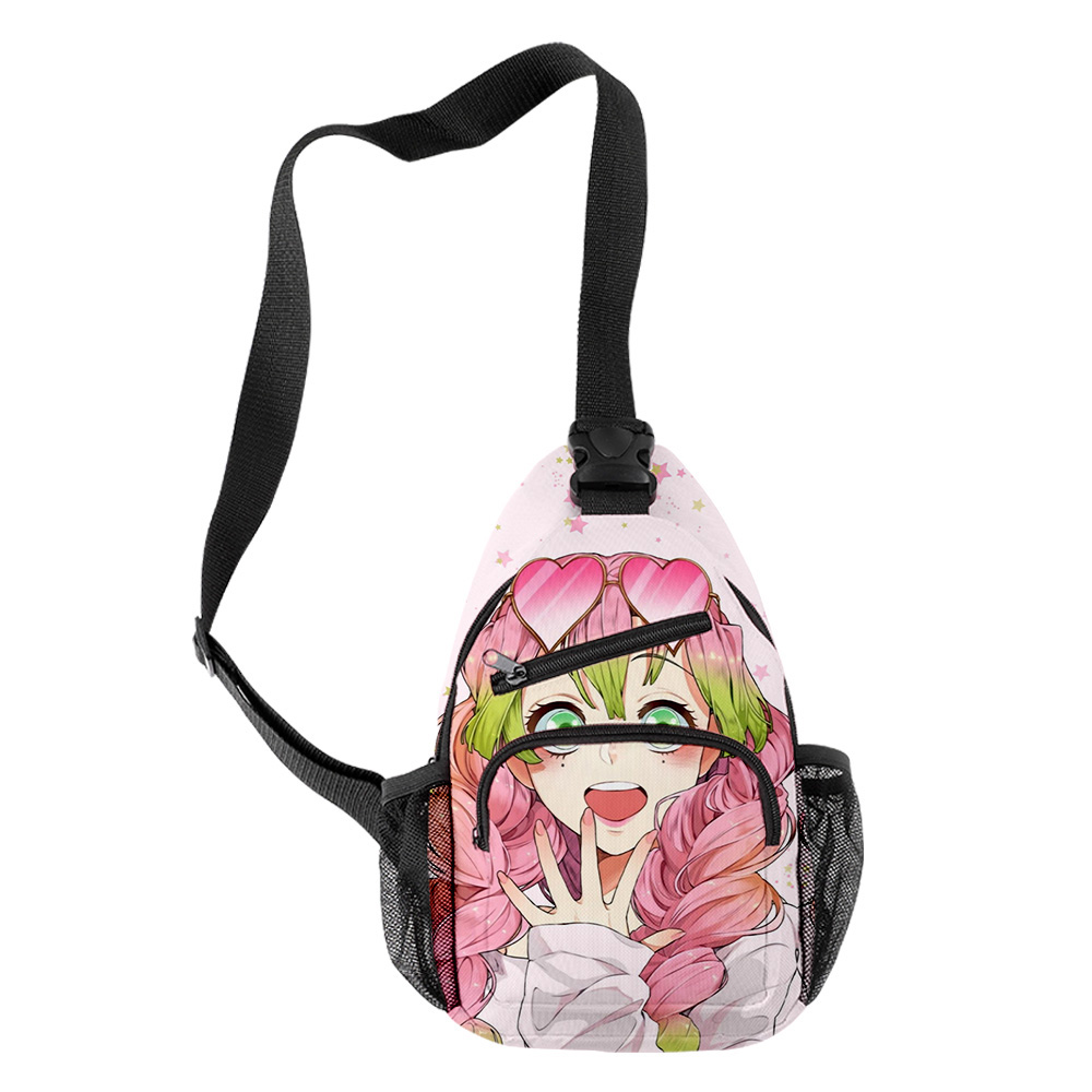 Demon Slayer Kanroji Mitsuri Oxford backpack student school bag ...