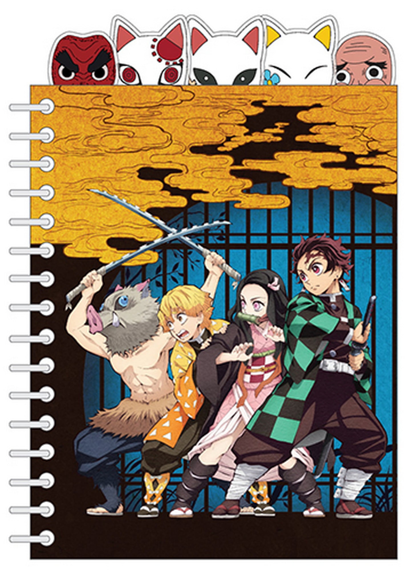 Demon Slayer- Key Art Tabbed Notebook - Walmart.com