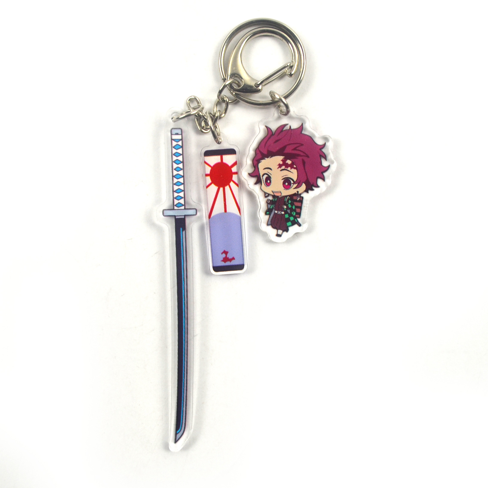 Demon Slayer Keychain Accessories Acrylic Animation Pendant - Walmart.com