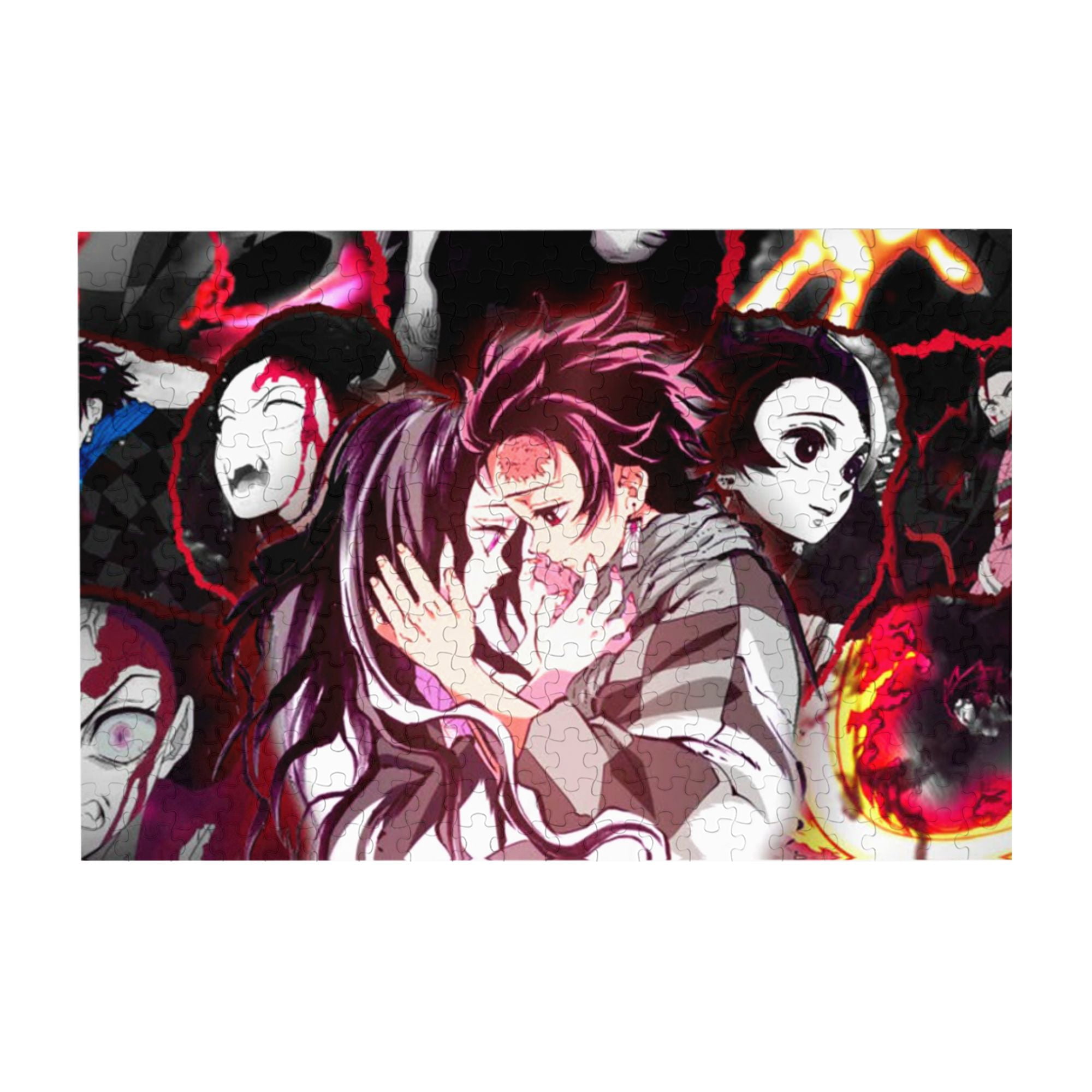 Demon Slayer Kimetsu No Yaiba 300 Piece Puzzles,Wooden Jigsaw Puzzle ...