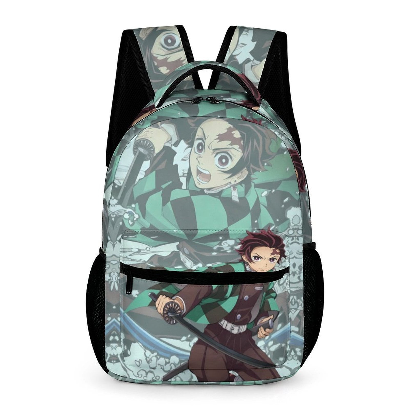 Demon-Slayer-Kimetsu-No-Yaiba Backpack, School Backpacks with Side Mesh ...