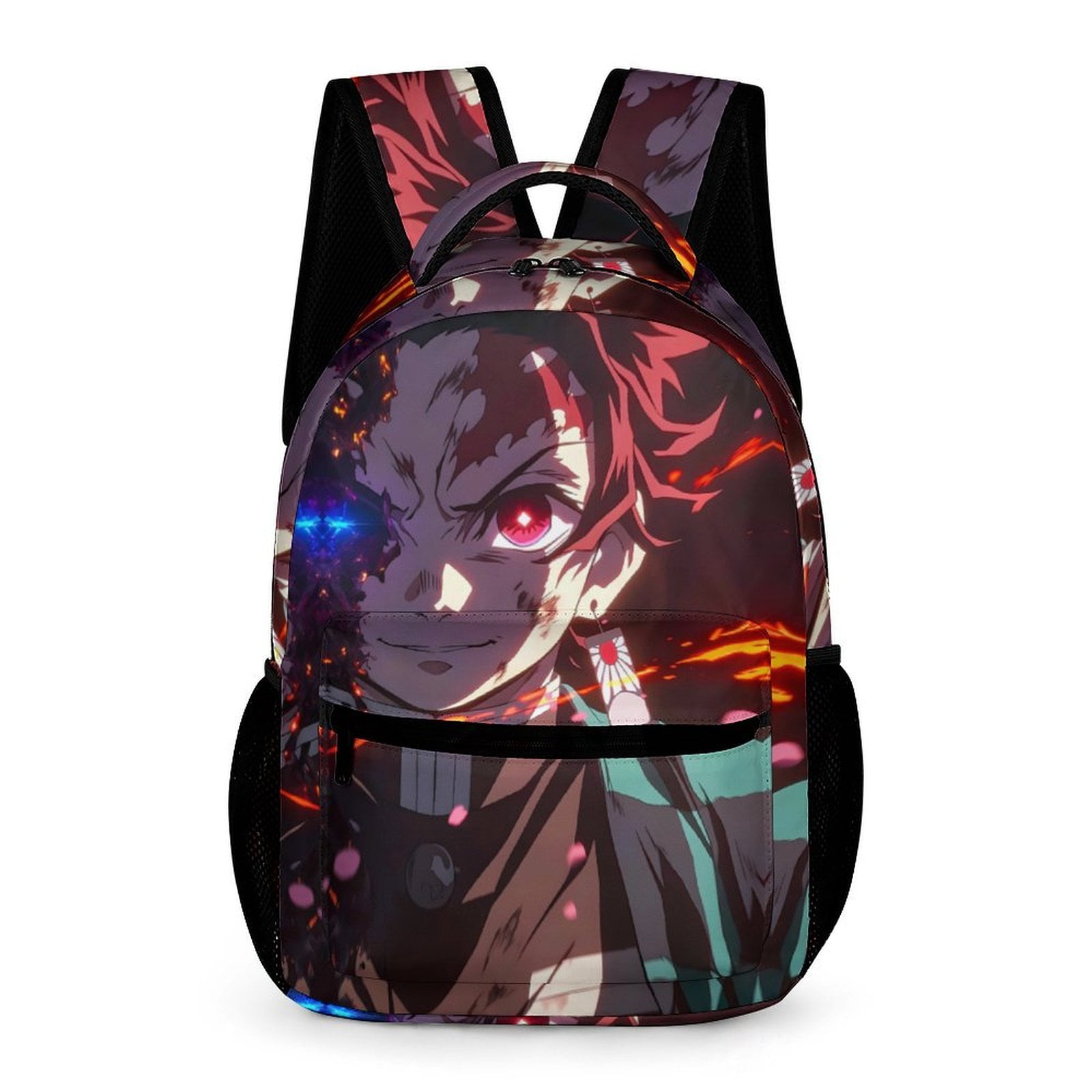 Demon-Slayer-Kimetsu-No-Yaiba Backpack, School Backpacks with Side Mesh ...