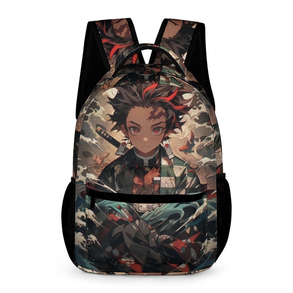 Demon Slayer Kimetsu No Yaiba Backpack, Lightweight Book Bag, Casual ...