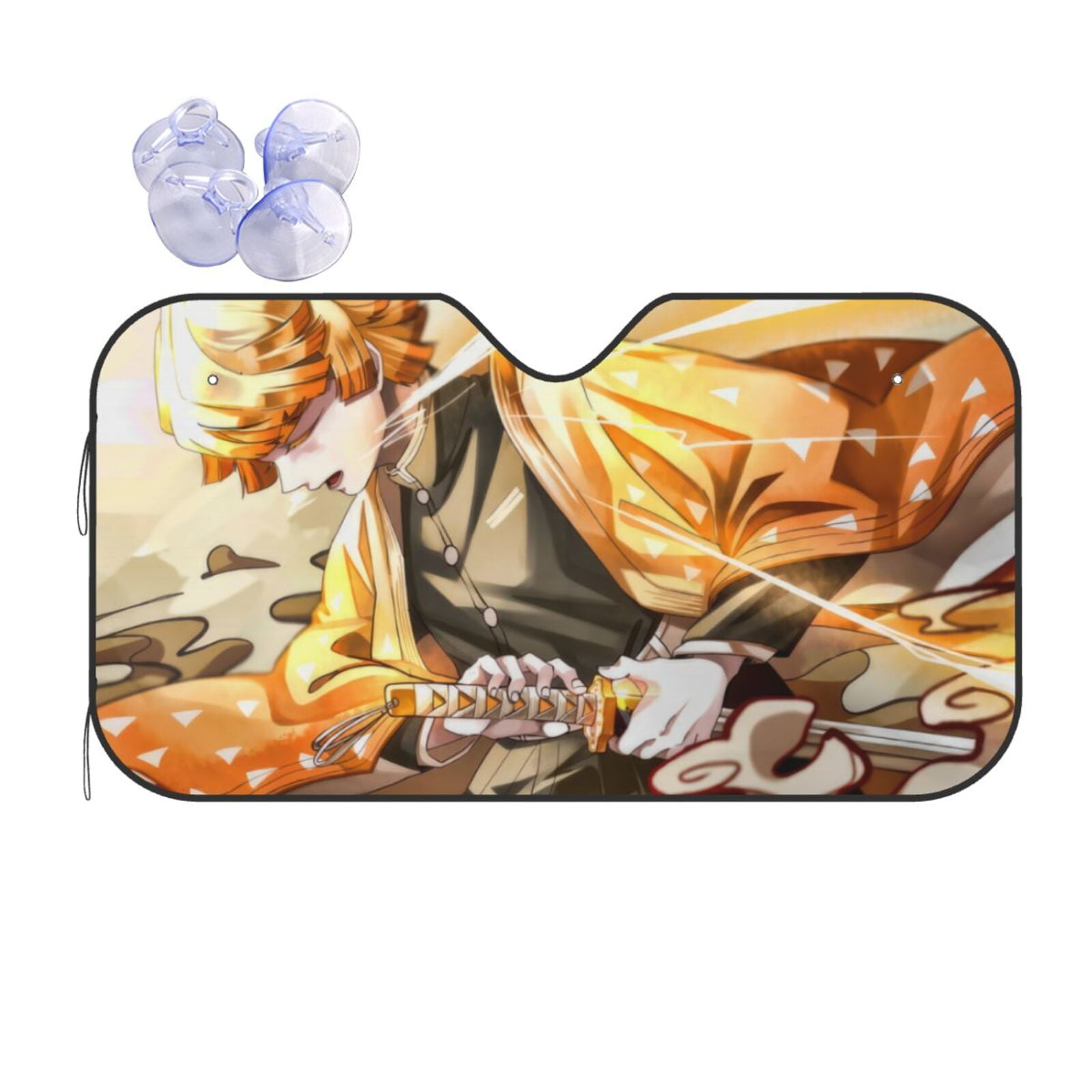 Demon Slayer Kimetsu No Yaiba Car Windshield Sun Shade, Auto Sun Heat ...