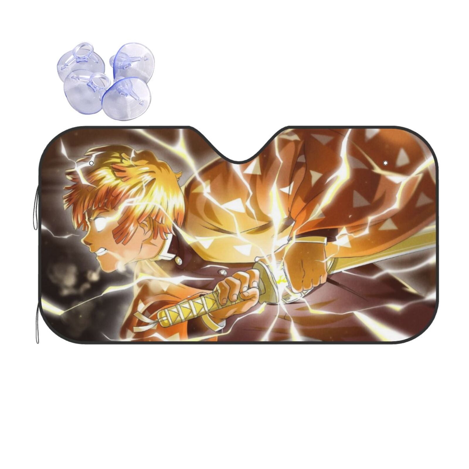 Demon Slayer Kimetsu No Yaiba Car Windshield Sun Shade, Auto Sun Heat ...