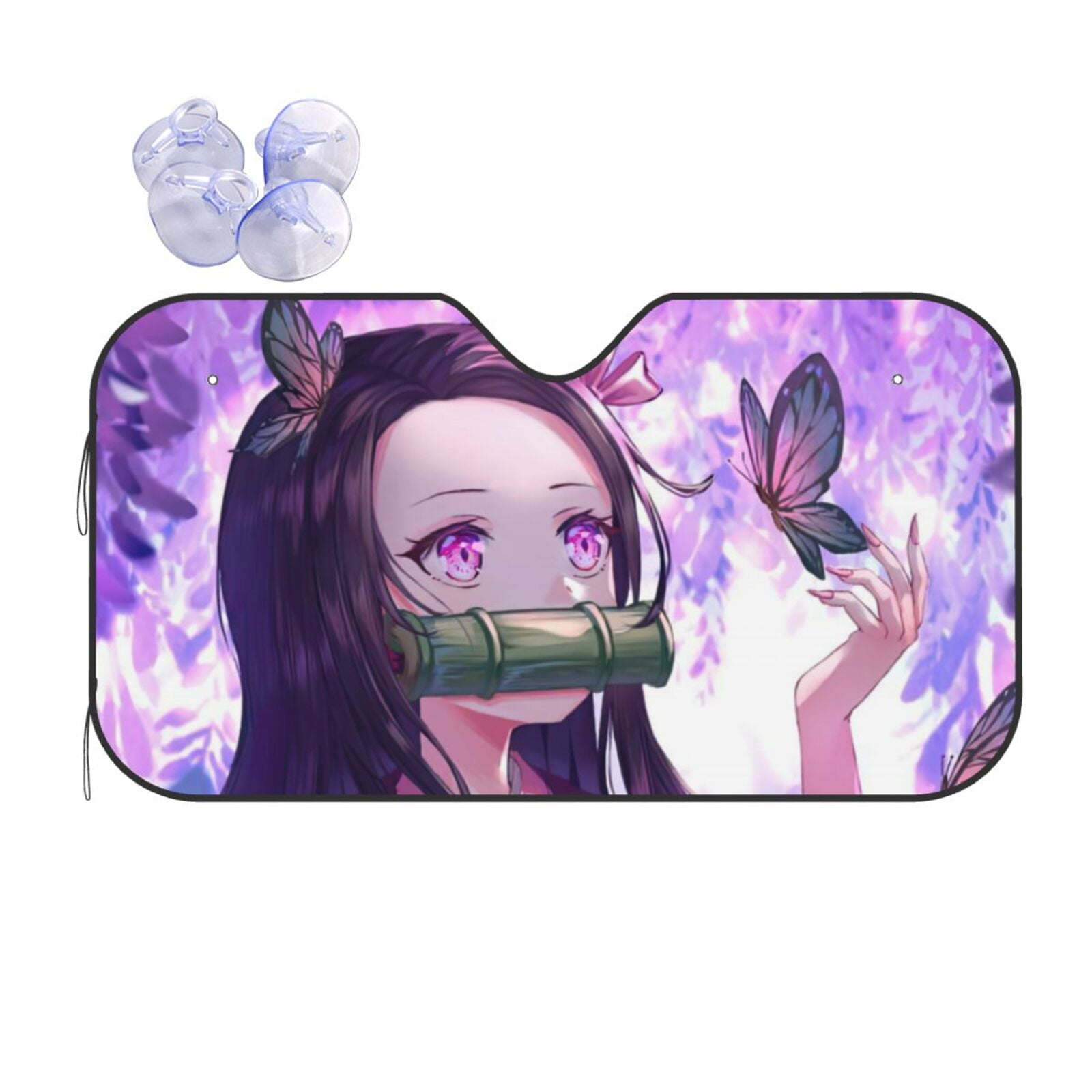 Demon Slayer Kimetsu No Yaiba Car Windshield Sun Shade, Auto Sun Heat ...