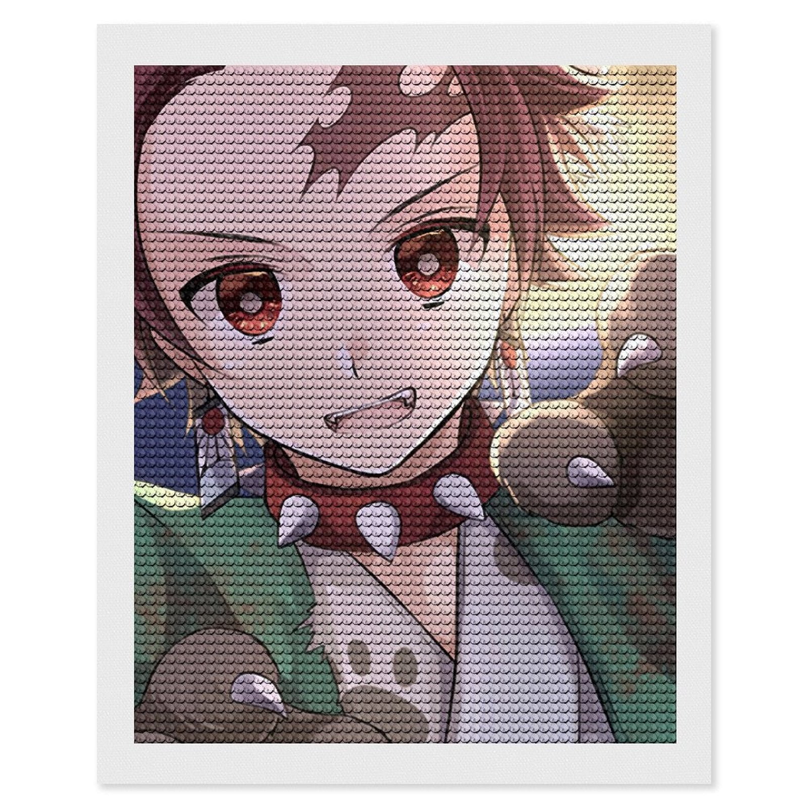 Demon Slayer Kimetsu No Yaiba Diamond Art Kits, 5D Diamond Art for Home ...