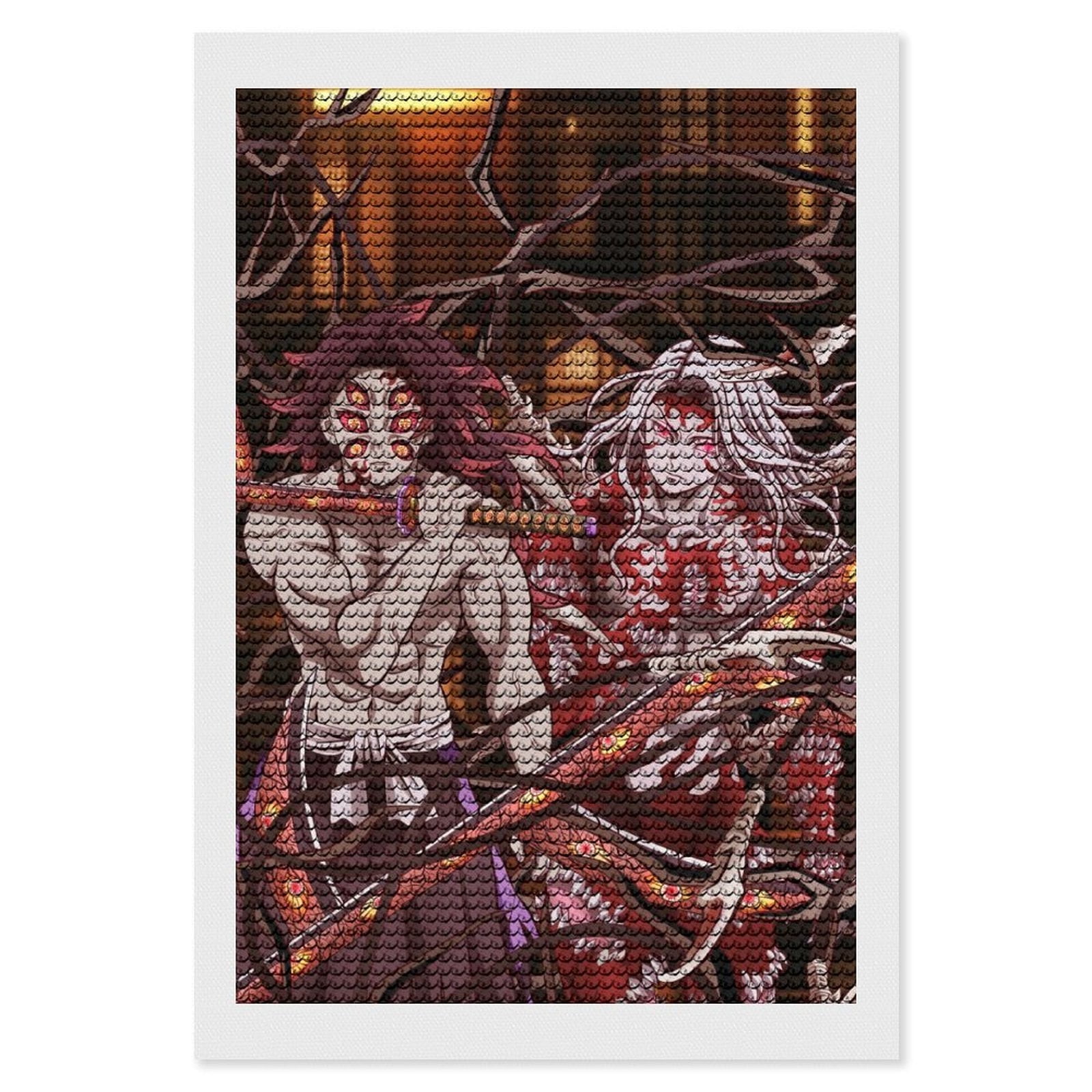 Demon Slayer Kimetsu No Yaiba Diamond Art Kits, 5D Diamond Art for Home ...
