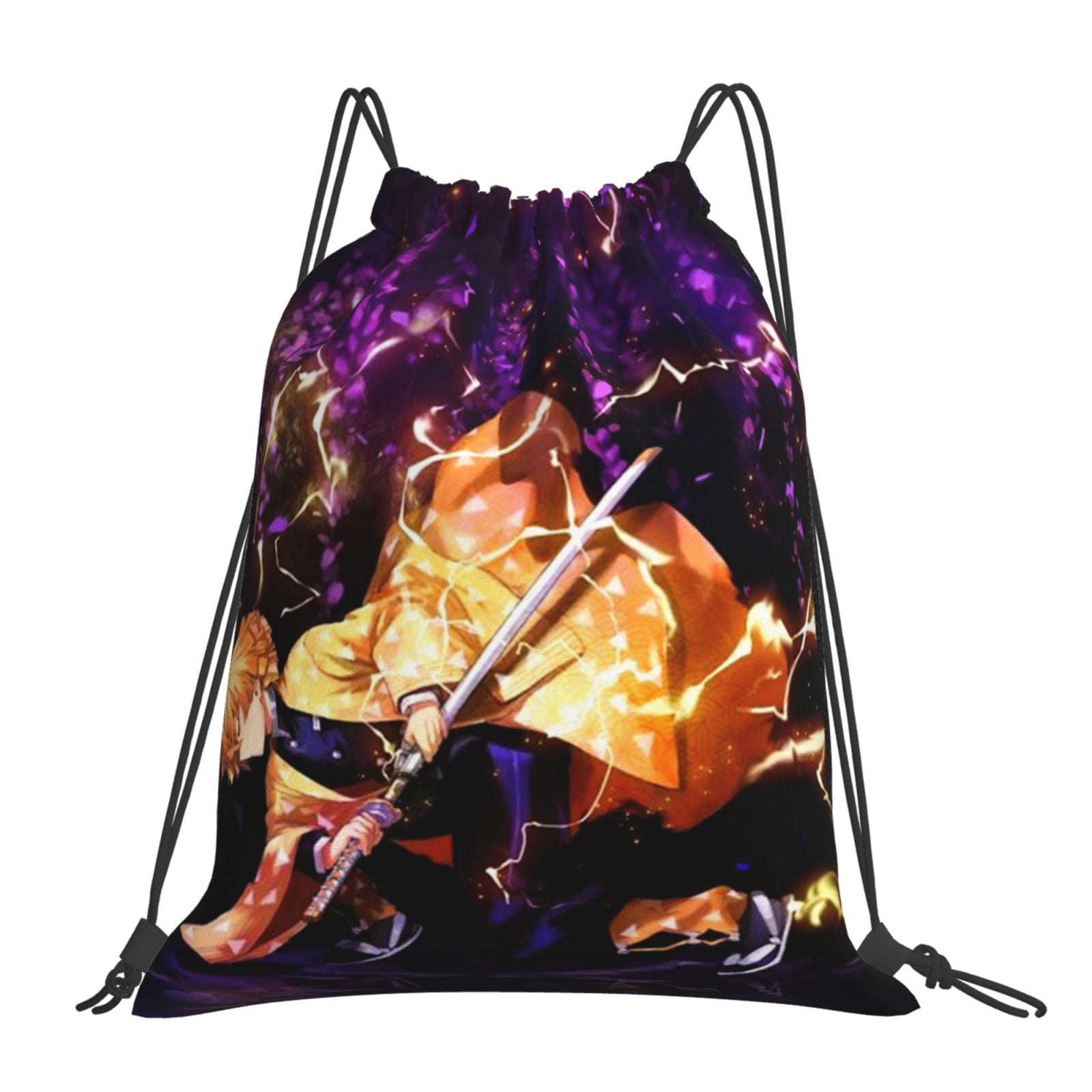 Demon Slayer Kimetsu No Yaiba Drawstring Backpack Sport Gym Bag For ...
