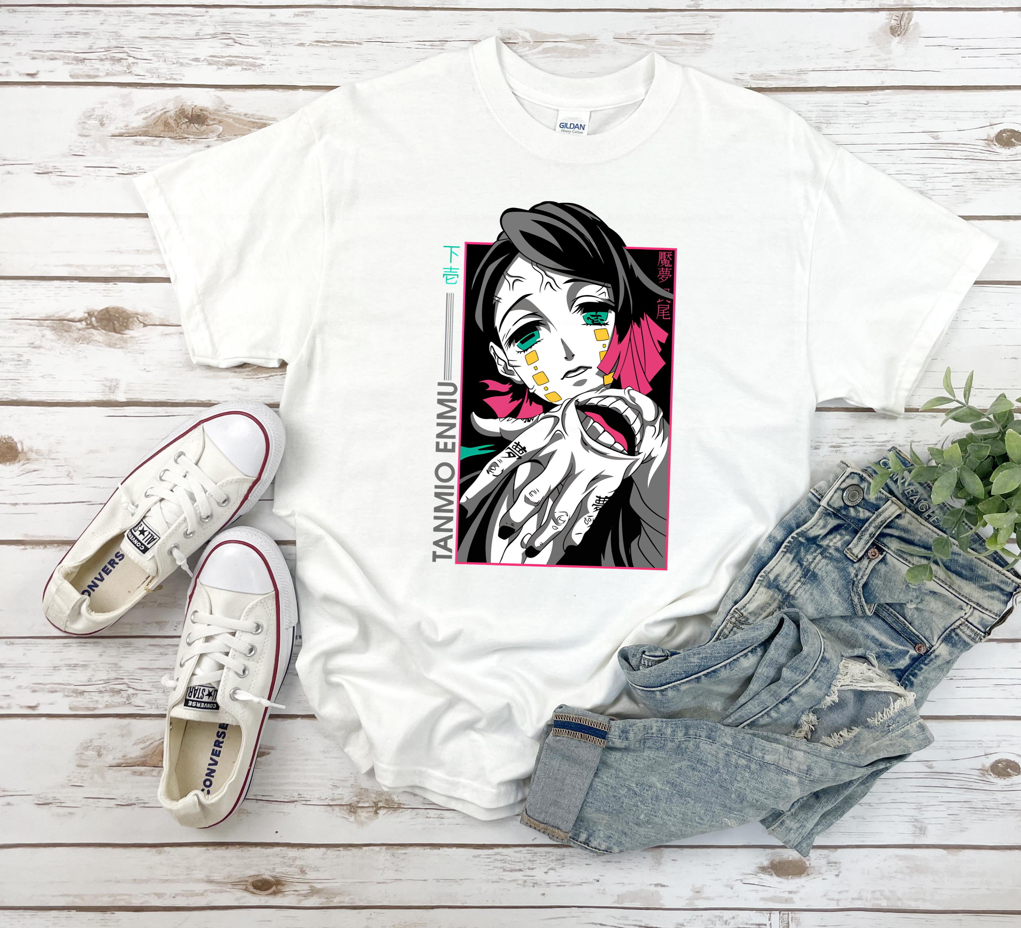 Demon Slayer Kimetsu No Yaiba Enmu Tamio Anime Manga T-Shirtunisex up ...