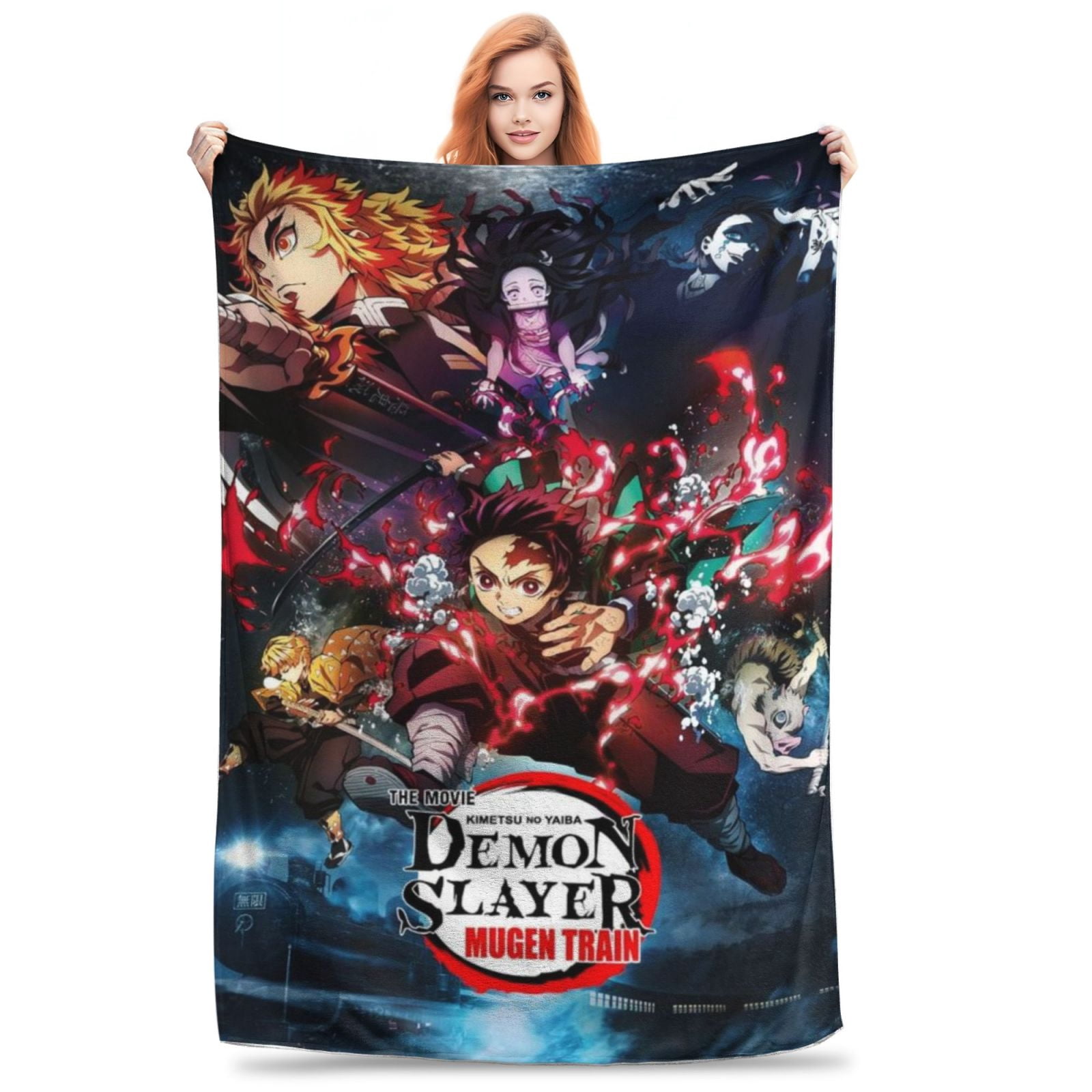 Demon Slayer : Kimetsu No Yaiba Flannel Fleece Blanket Anime blanket ...