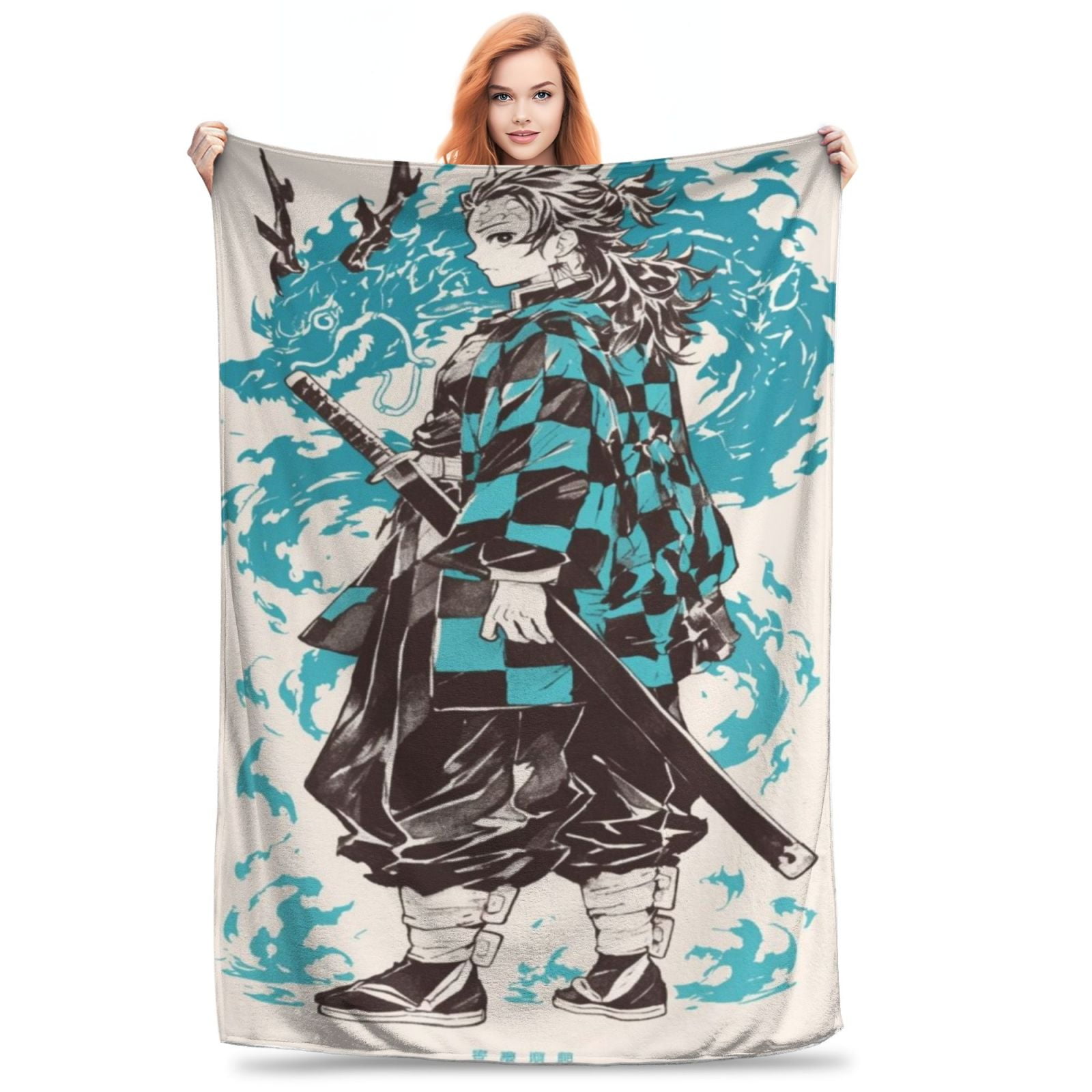 Demon Slayer : Kimetsu No Yaiba Flannel Fleece Blanket Anime blanket ...