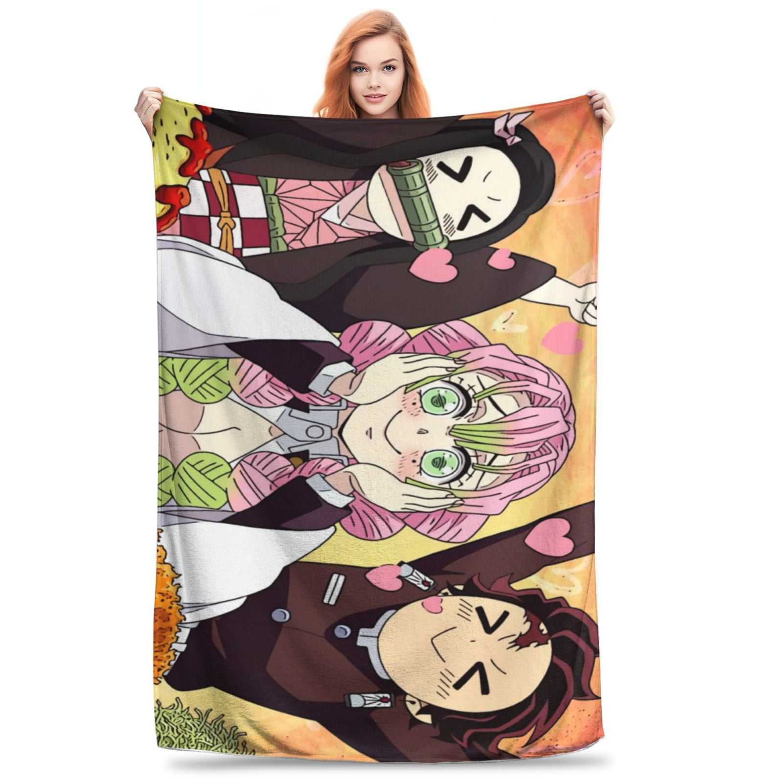 Demon Slayer : Kimetsu No Yaiba Flannel Fleece Blanket Anime blanket ...