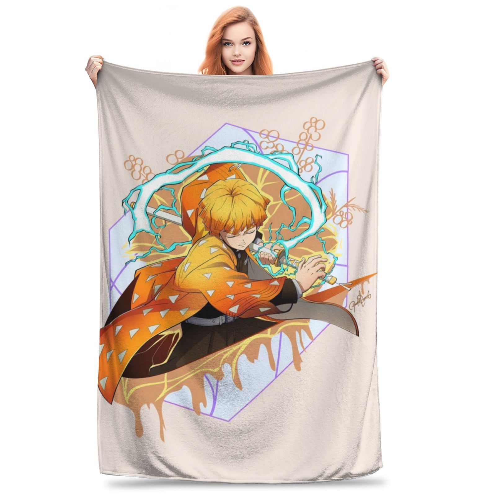 Demon Slayer : Kimetsu No Yaiba Flannel Fleece Blanket Anime blanket ...