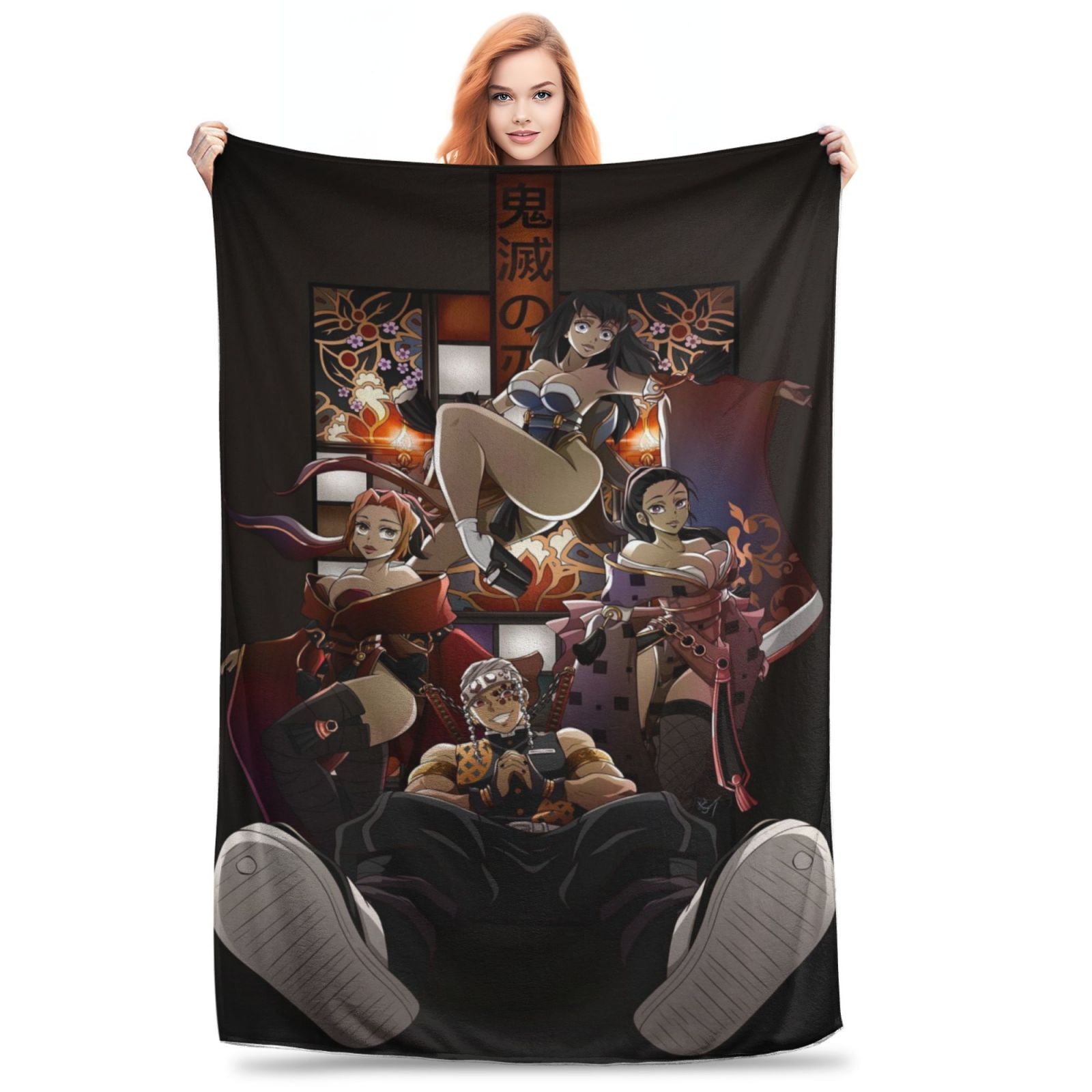 Demon Slayer : Kimetsu No Yaiba Flannel Fleece Blanket Anime blanket ...