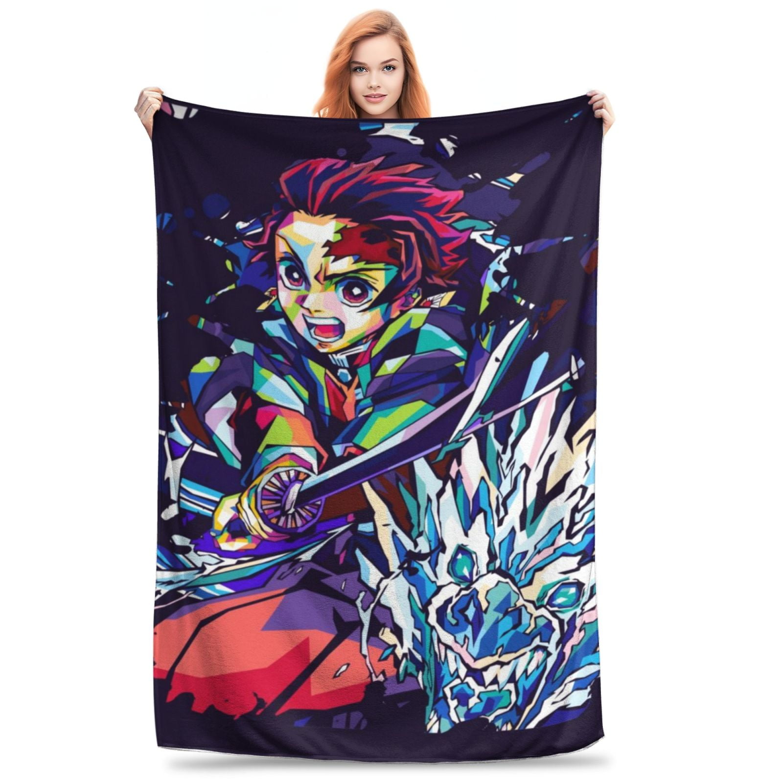 Demon Slayer : Kimetsu No Yaiba Flannel Fleece Blanket Anime blanket ...