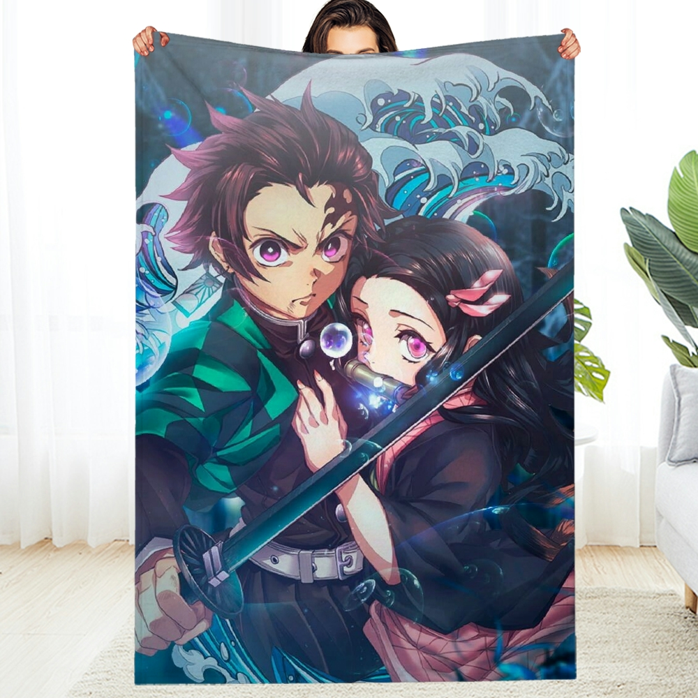 Demon Slayer Kimetsu No Yaiba Full HD Flannel Blanket 1920x1080 182042 ...