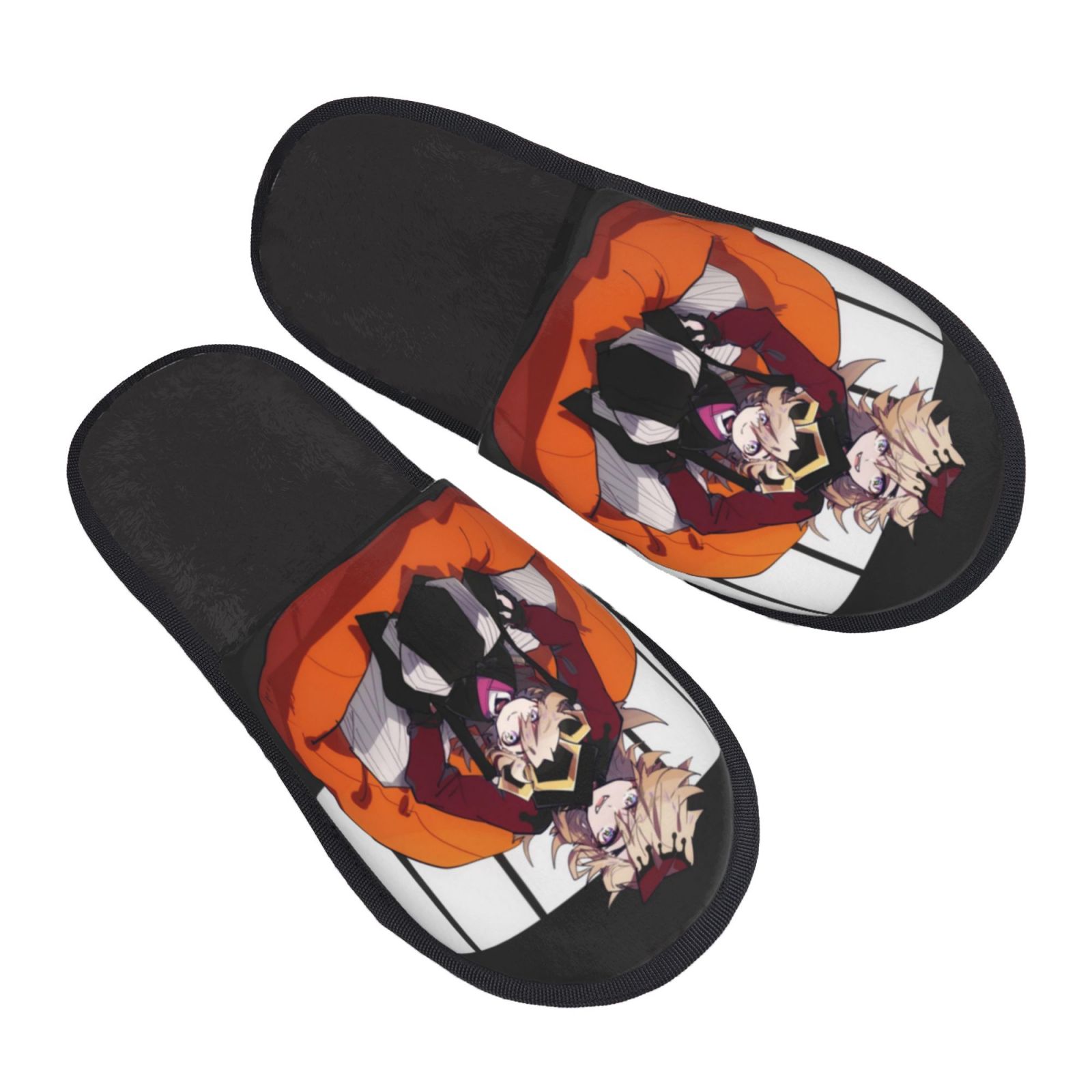 Demon Slayer Kimetsu No Yaiba Furry Slippers For Men Women Fuzzy House ...