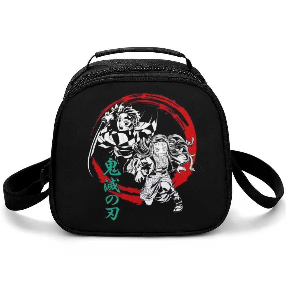 Demon Slayer Kimetsu No Yaiba Insulated Lunch Bag Portable Bento Bag ...