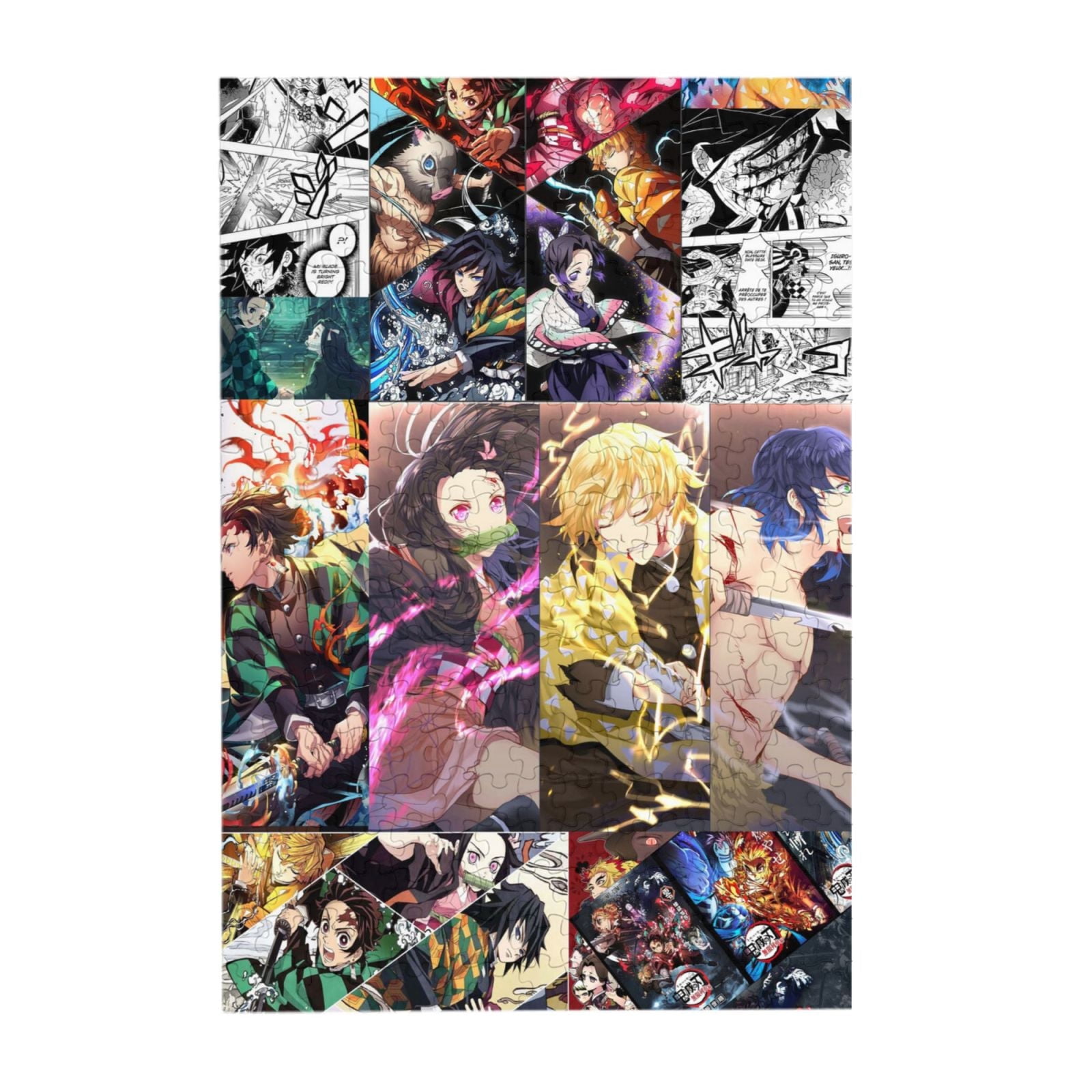 Demon Slayer Kimetsu No Yaiba Jigsaw Puzzles, Anime Puzzle For Child ...