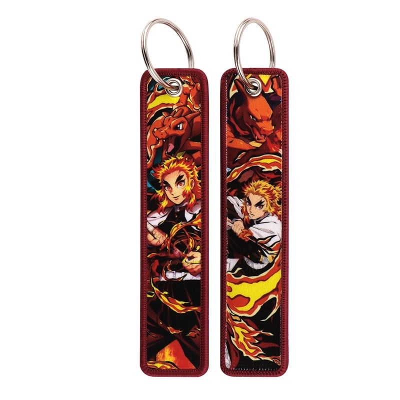 Demon Slayer: Kimetsu No Yaiba Keychain Key Ring Cartoonish And Cute ...