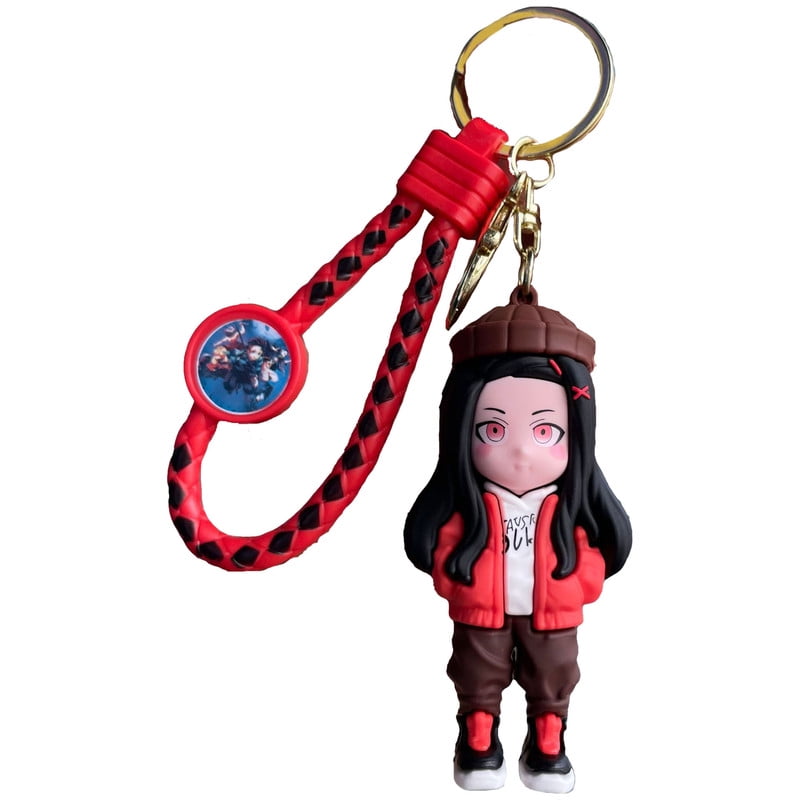 Demon Slayer: Kimetsu No Yaiba Keychain Key Ring Cartoonish And Cute ...