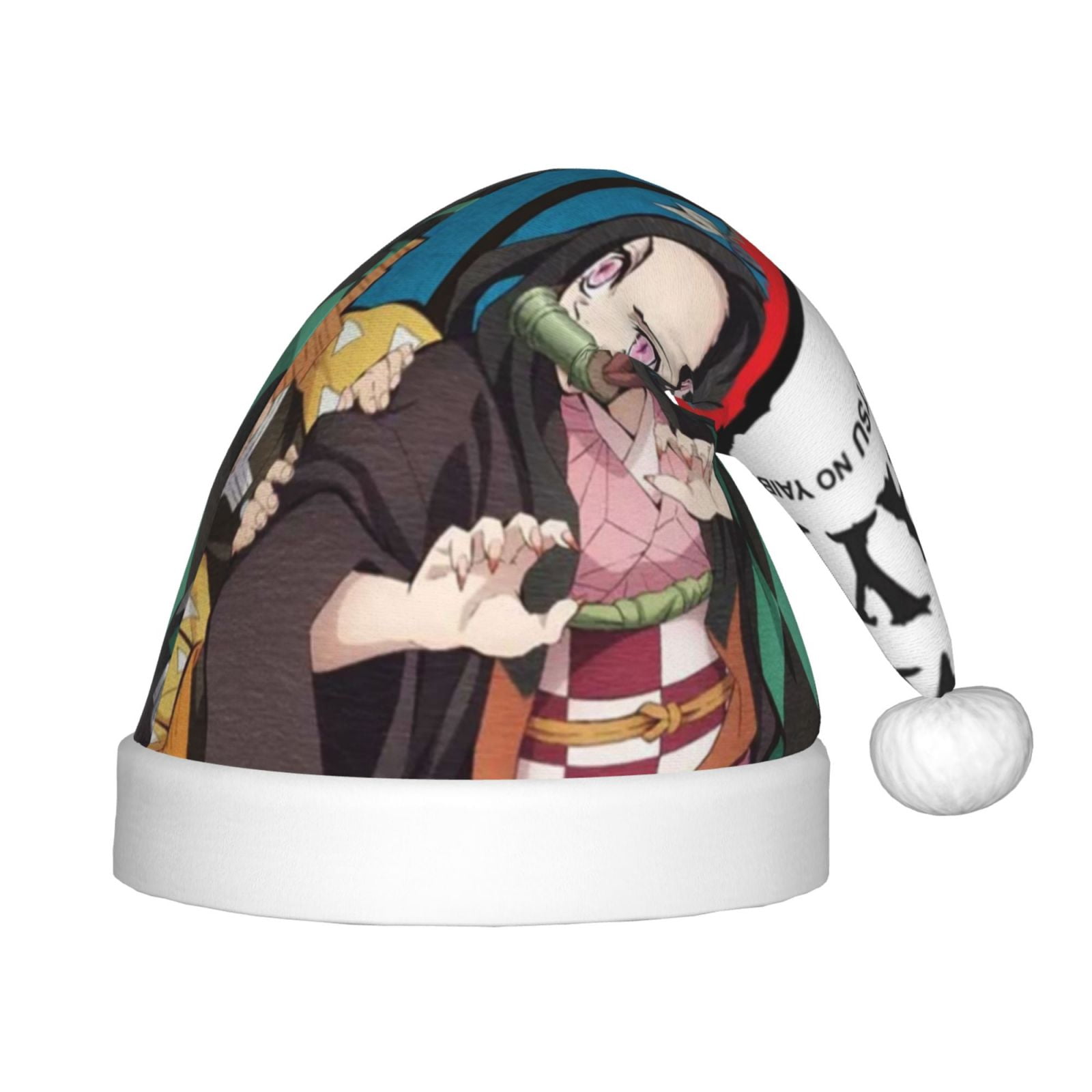 Demon Slayer Kimetsu No Yaiba Kid's Christmas Hat Christmas New Year ...
