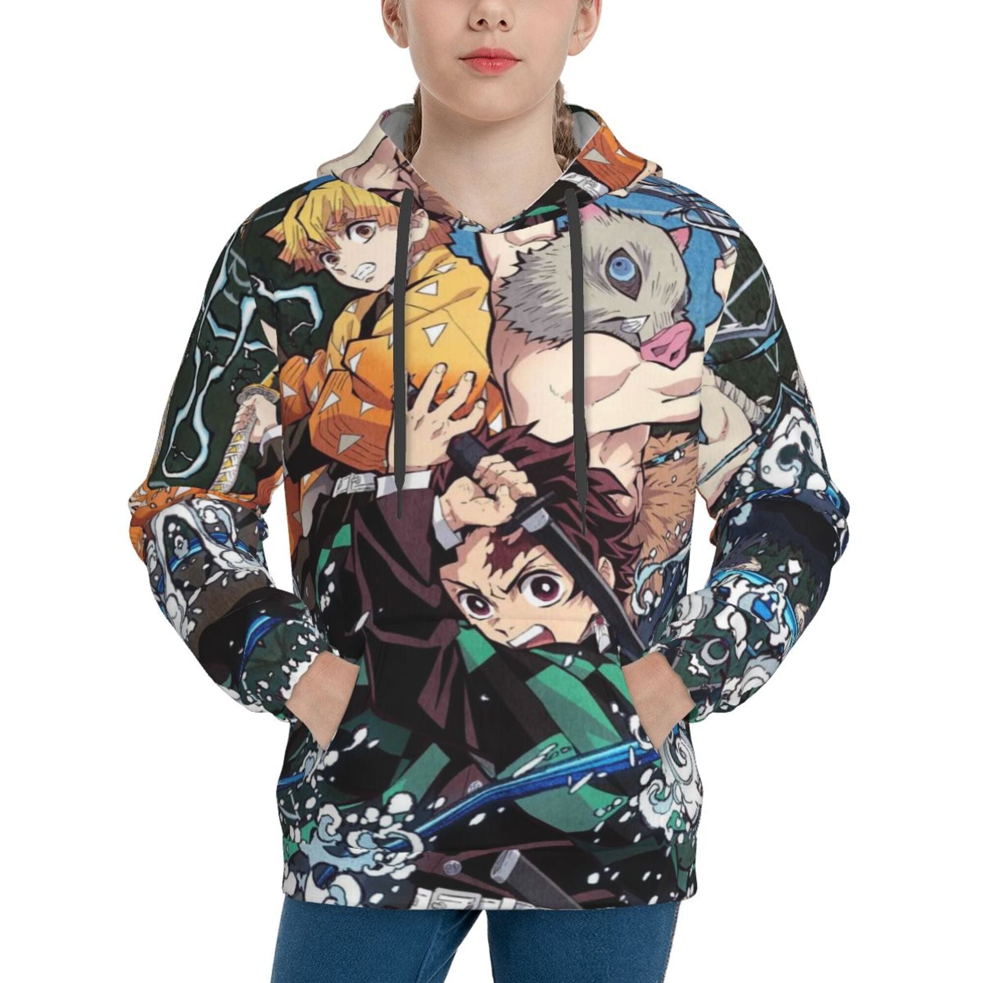 Demon Slayer: Kimetsu No Yaiba Kids' Hoodie 3d Print Sweatshirt Soft ...