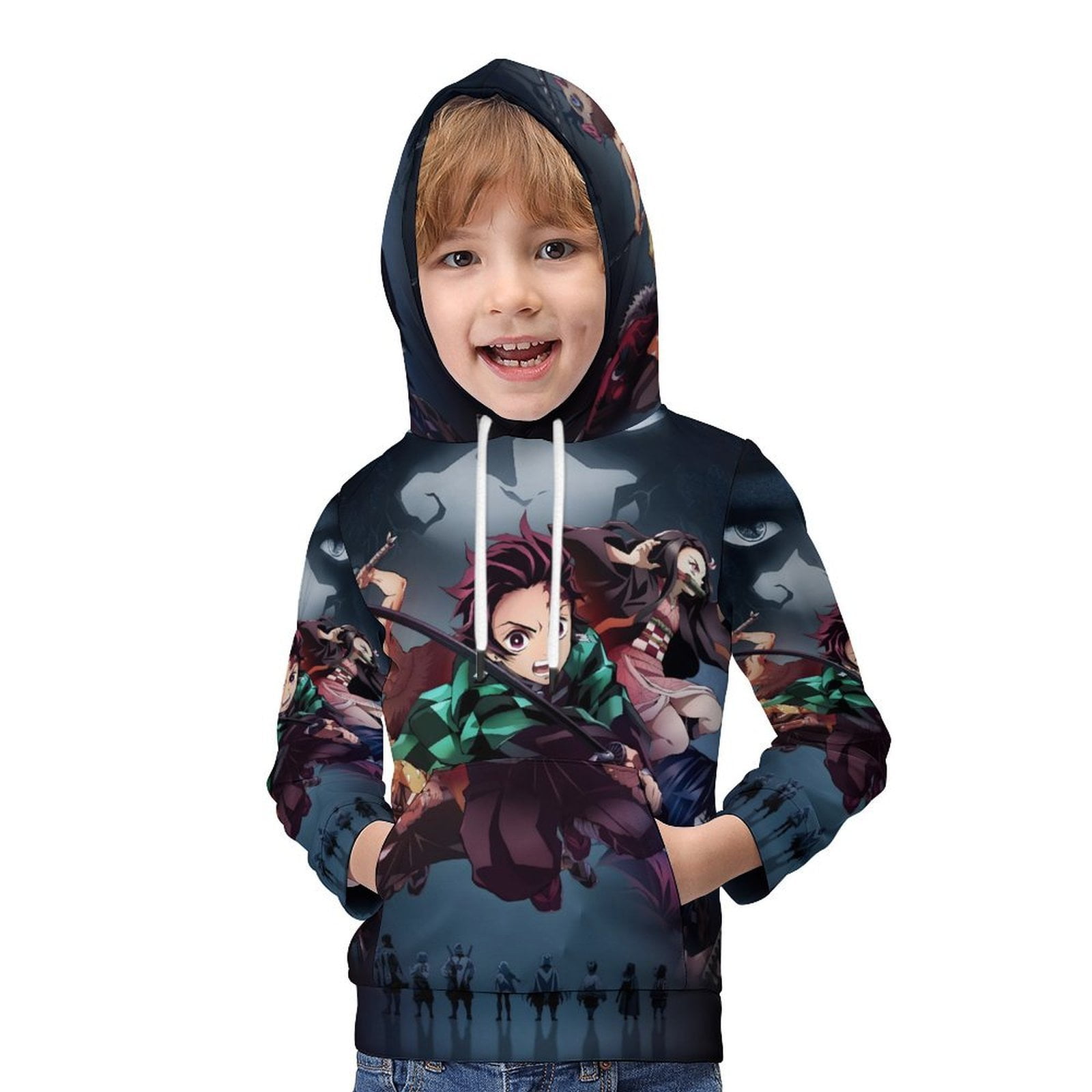 Demon Slayer Kimetsu No Yaiba Kids' Hoodie 3d Print Sweatshirt Soft ...