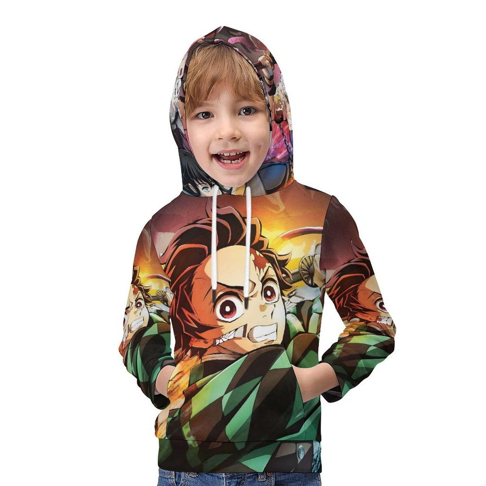 Demon Slayer Kimetsu No Yaiba Kids' Hoodie 3d Print Sweatshirt Soft ...
