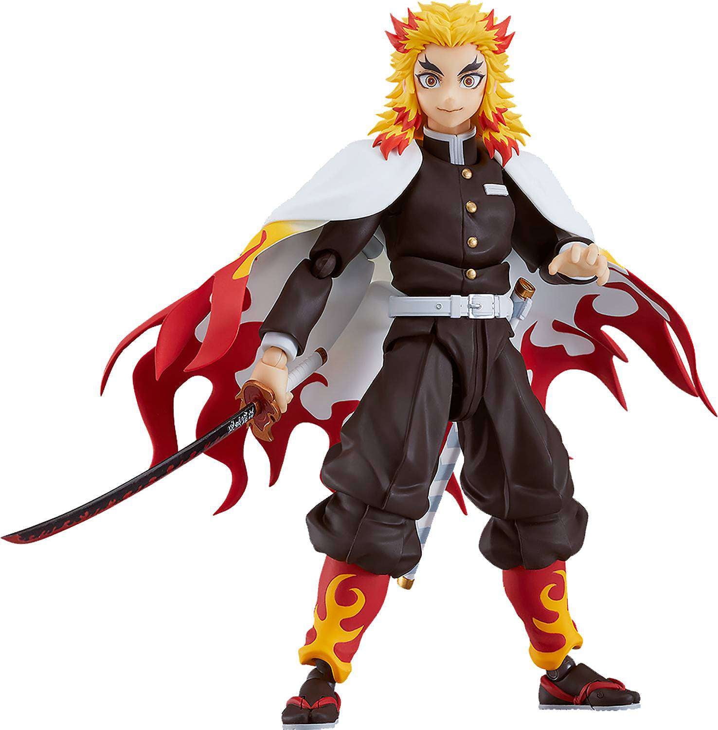 Demon Slayer: Kimetsu No Yaiba: Kyojuro Rengoku Figma Action Figure ...