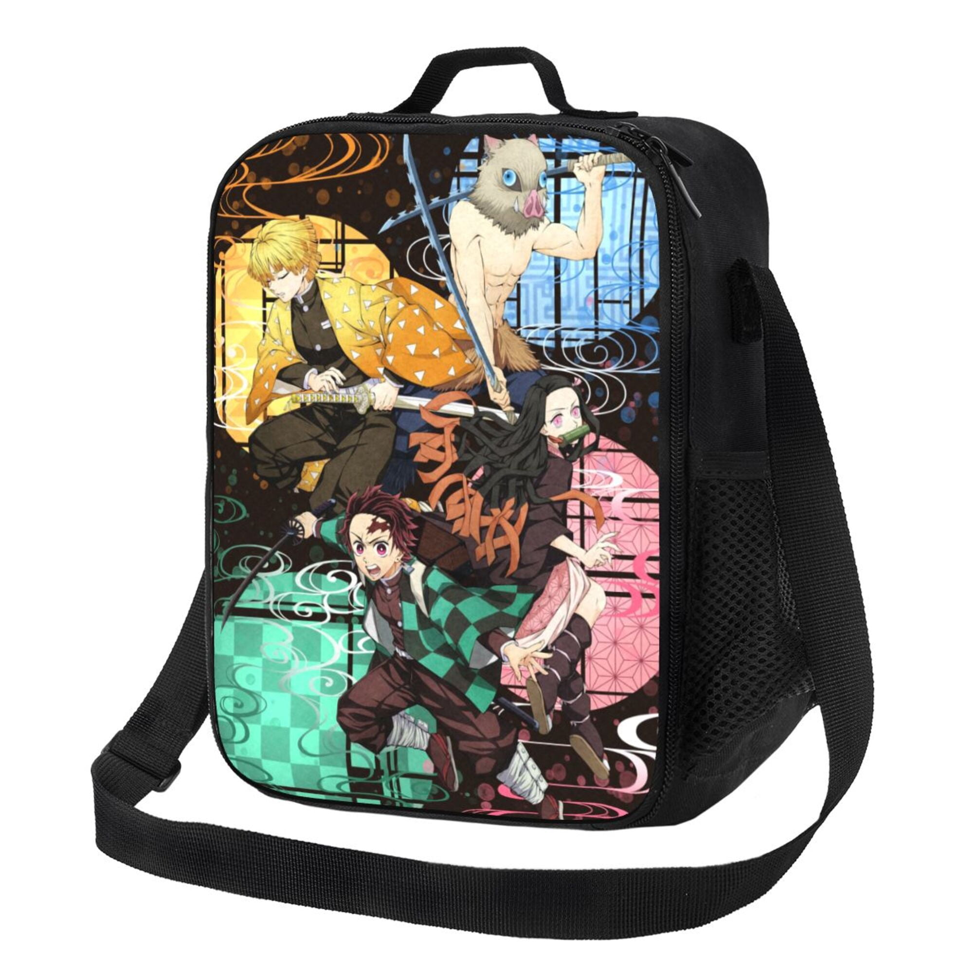 Demon Slayer: Kimetsu No Yaiba Lunch Bag Lunch Box Lightweight Durable ...