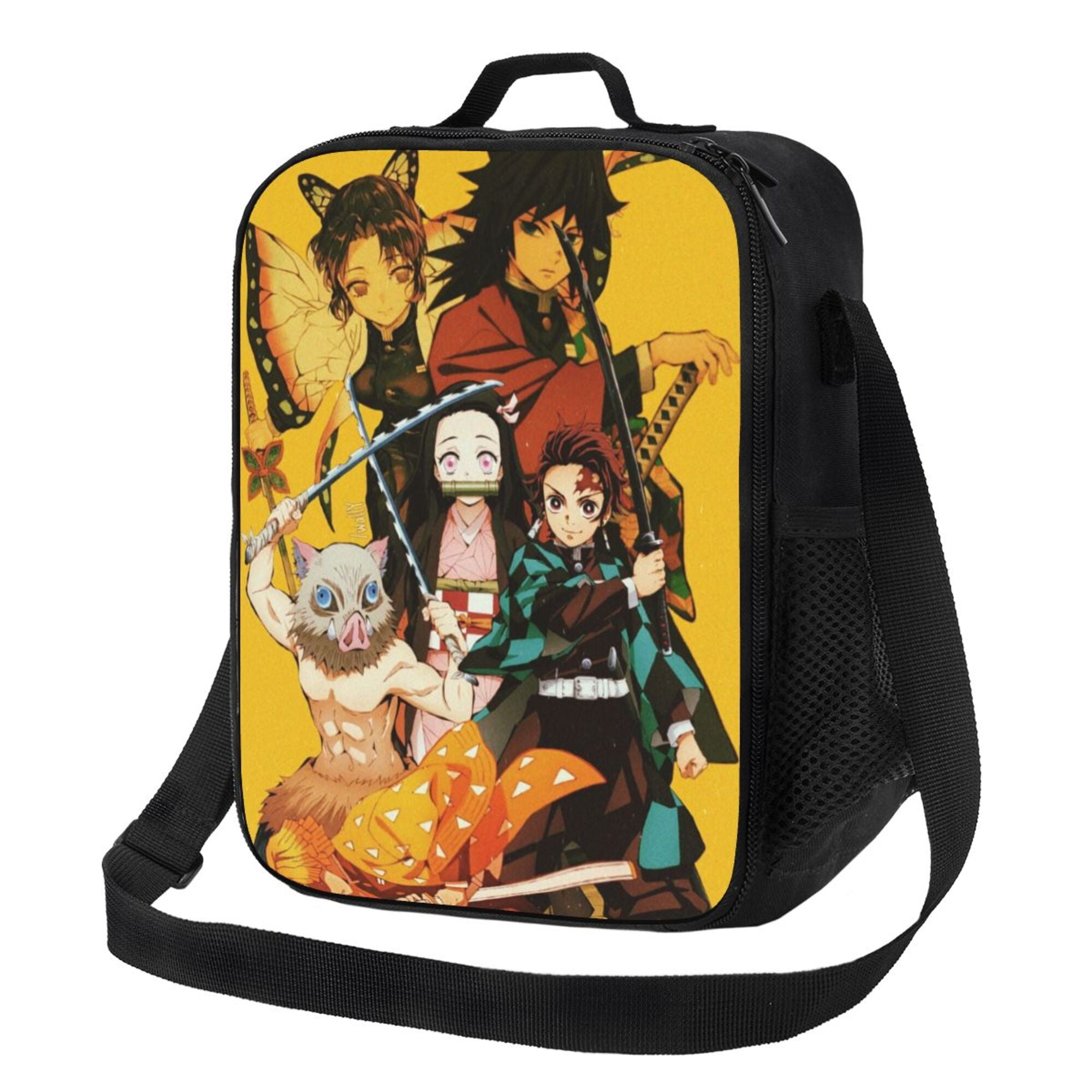Demon Slayer: Kimetsu No Yaiba Lunch Bag Lunch Box Lightweight Durable ...